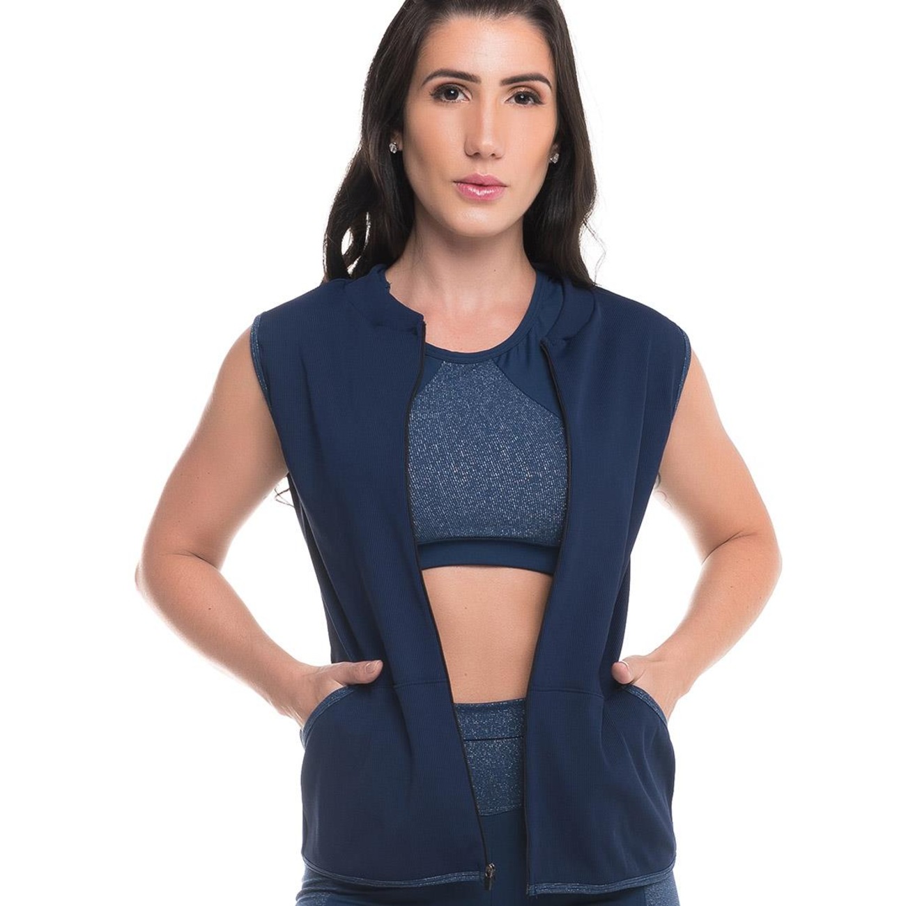 Colete Sandy Fitness Stripes II - Feminino | Centauro