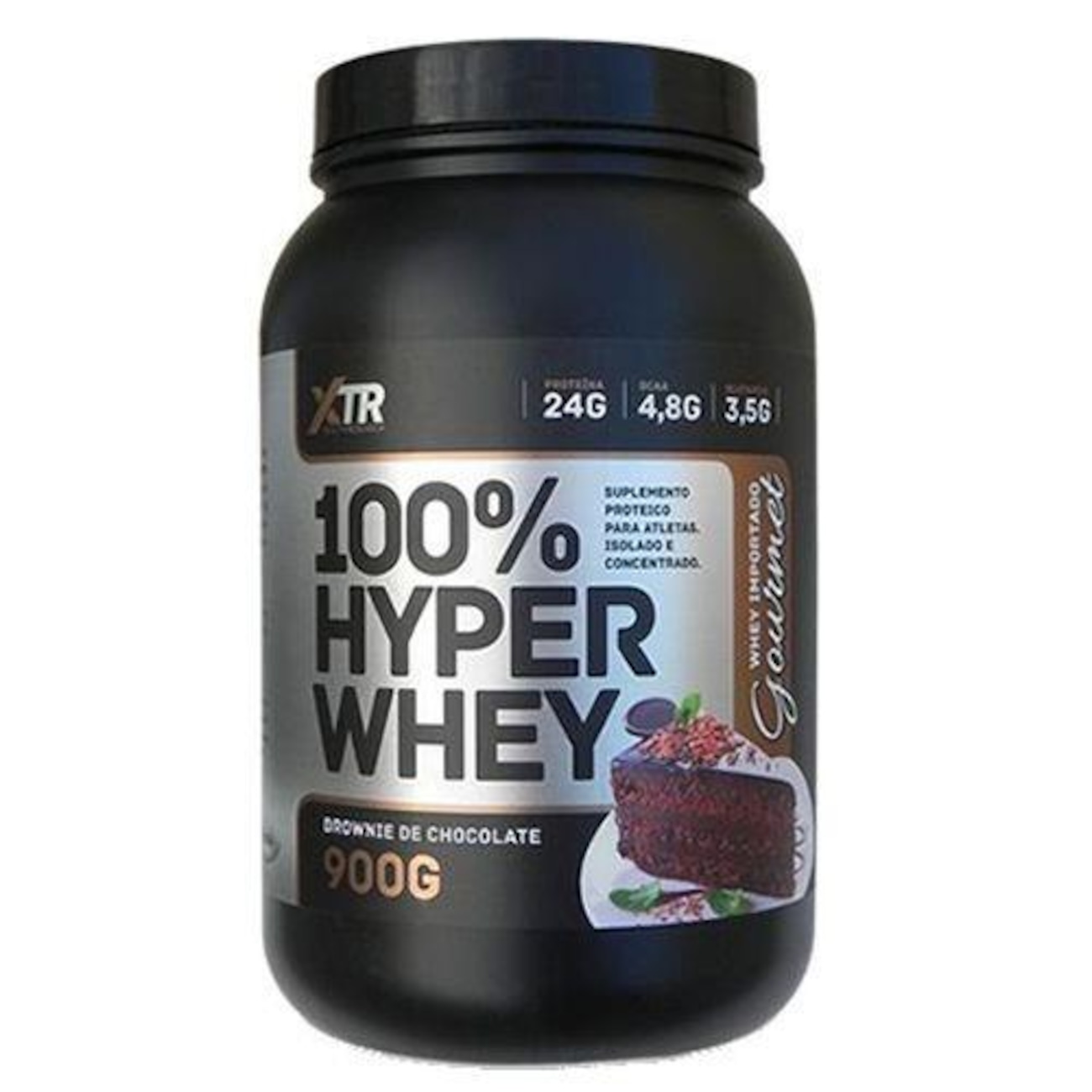 100% Hyper Whey XTR Nutrition - Brownie de Chocolate - 900g | Centauro