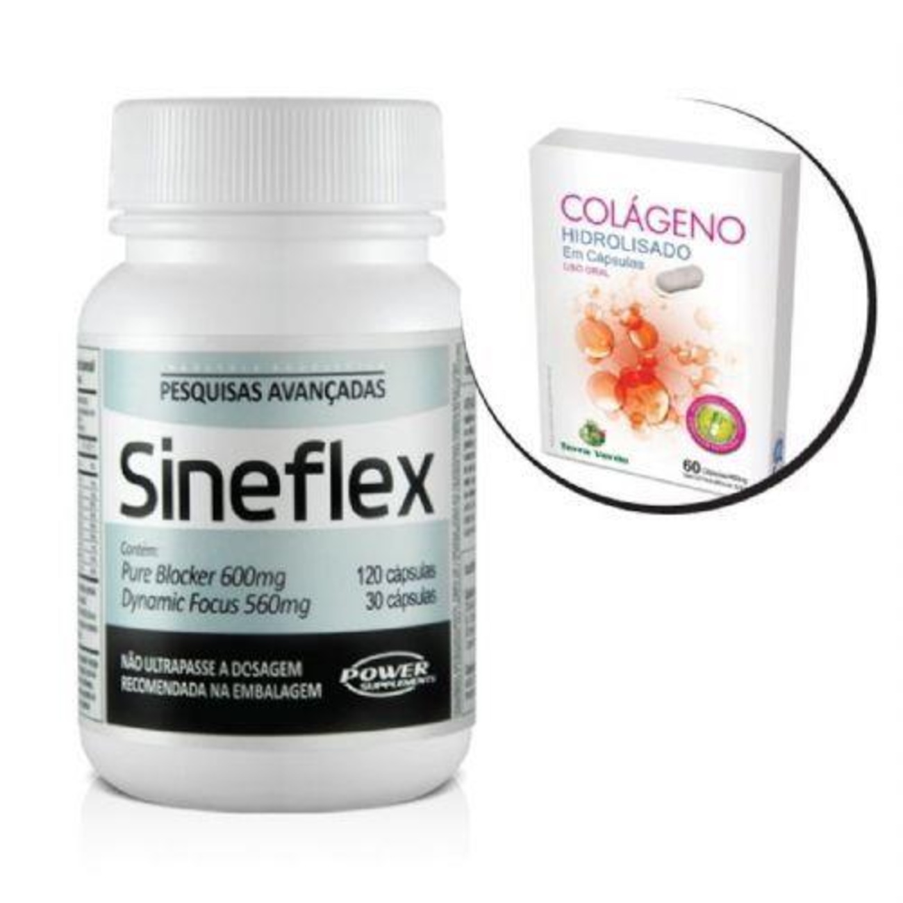Kit Sineflex Power Sup- 150 Cápsulas + Colágeno Hidrolisado - 60 ...