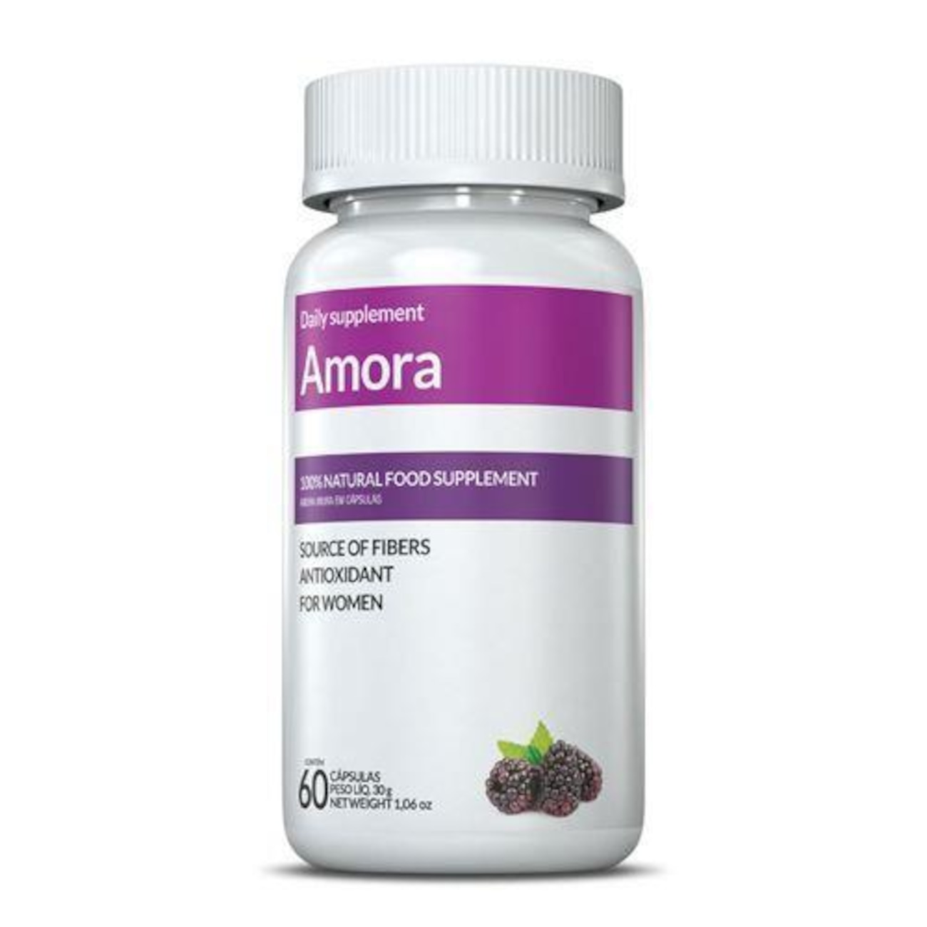 Amora Inove Nutrition - 60 Cápsulas - 5 Frascos | Centauro