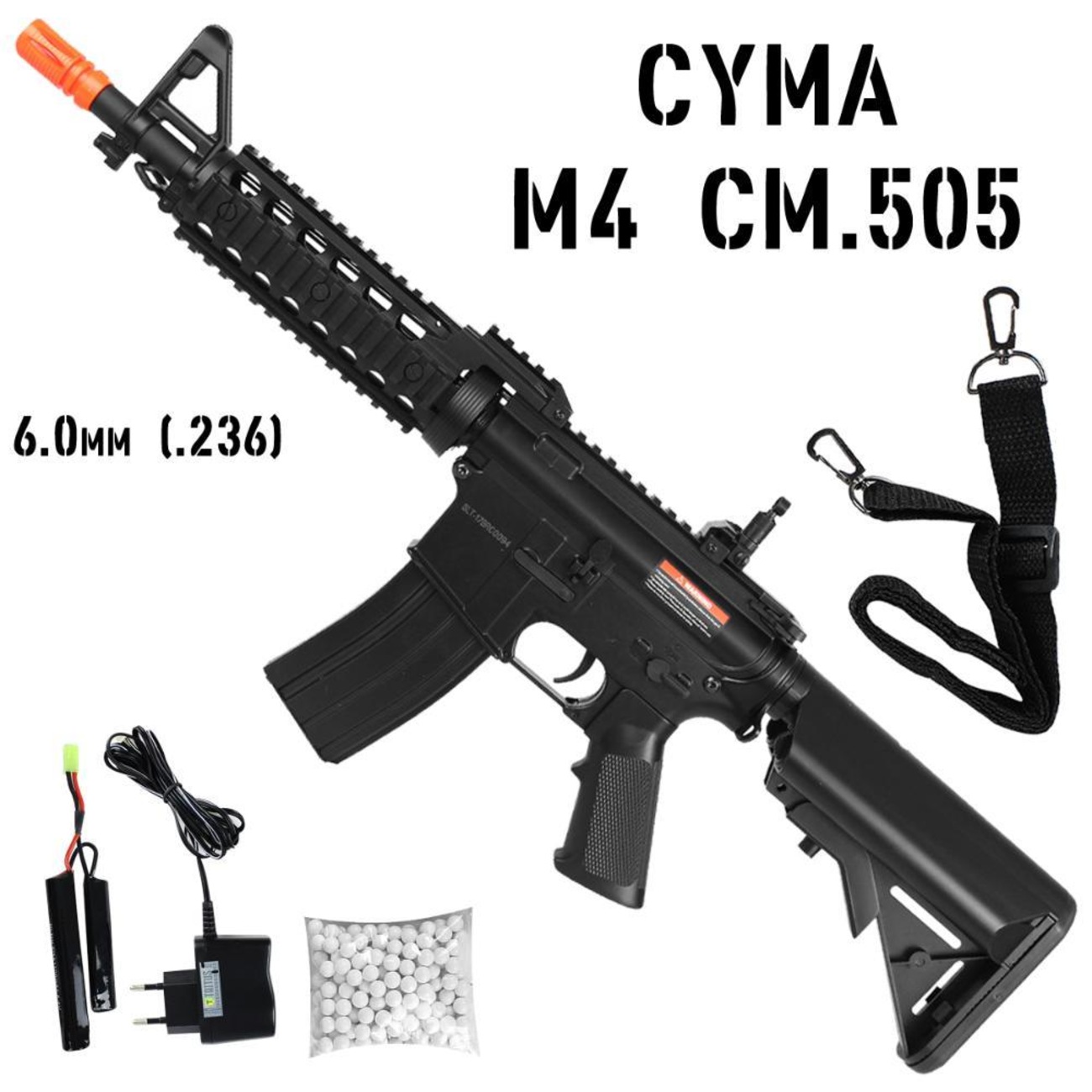 Rifle Airsoft Elétrico Cyma M4 CM505 Bivolt | Centauro
