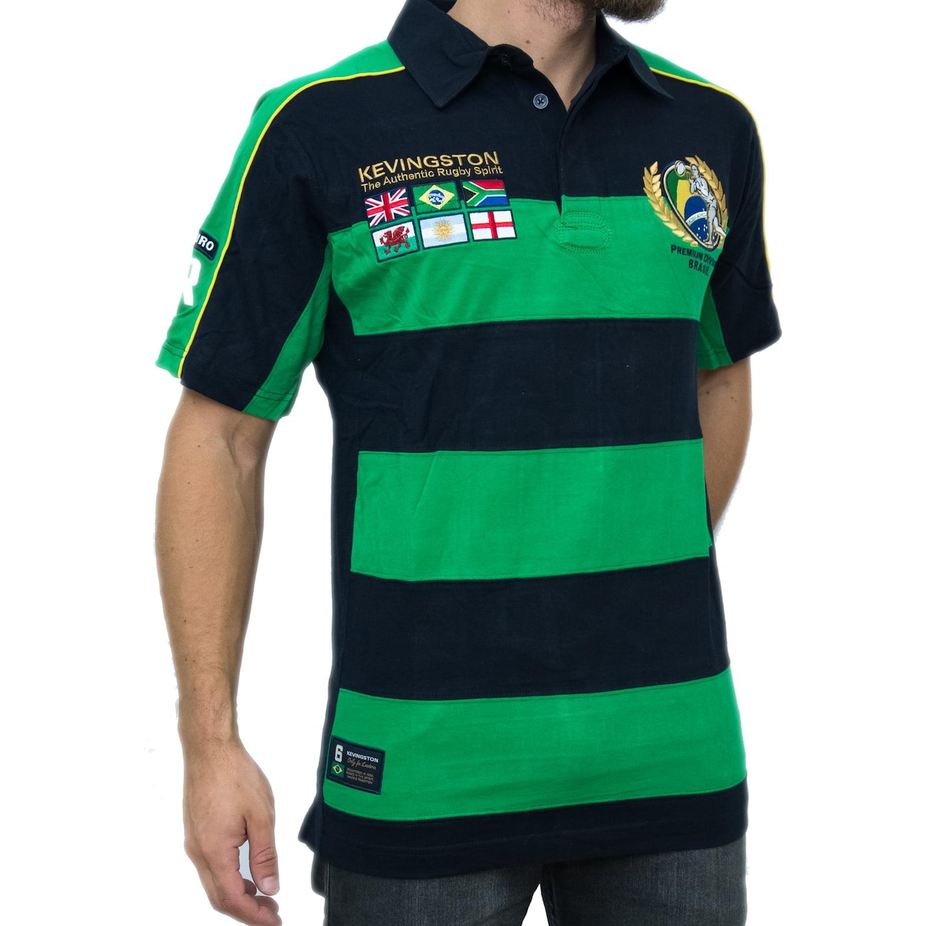 Camisa Polo Kevingston Tuelef Rugby Brasil - Masculina | Centauro