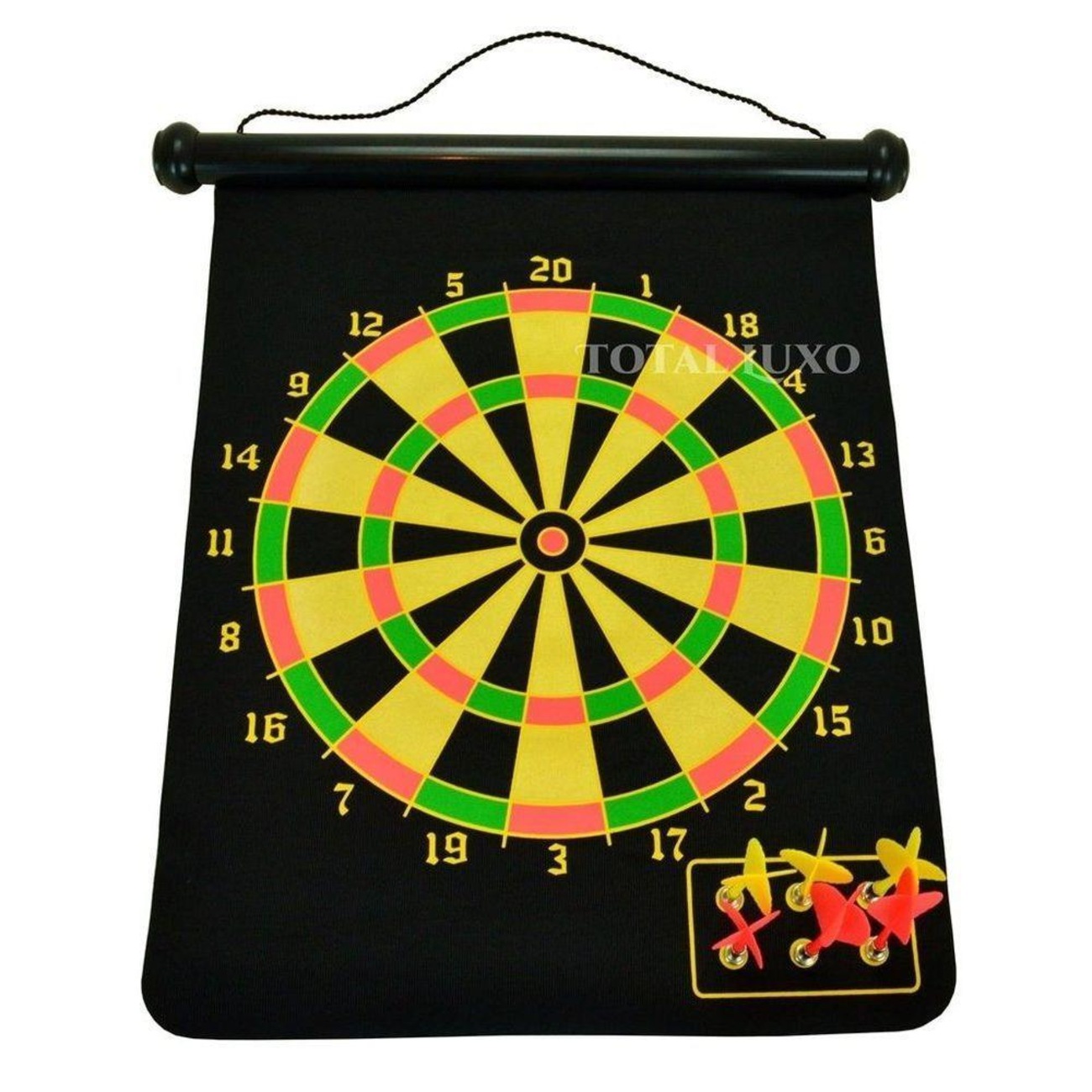 Jogo de Dardo Profissional Gold Sports Alvo Magnético com 6 dardos ...