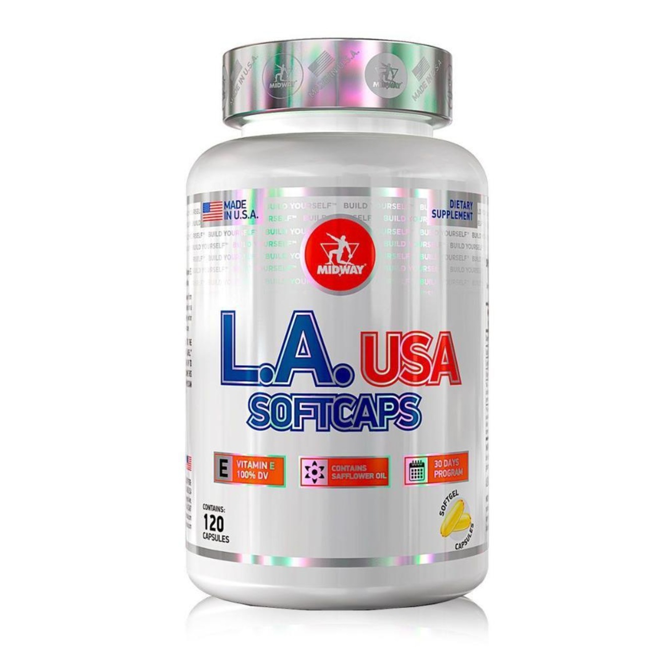 L.A Usa Soft Caps Midway - 120 cápsulas | Centauro