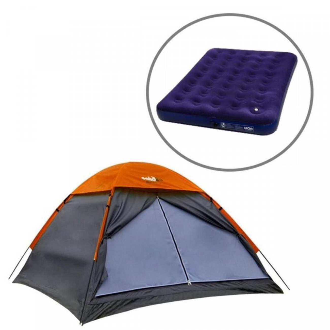 Barraca de Camping EchoLife Weekend - 4 Pessoas + Colchão Inflável ...