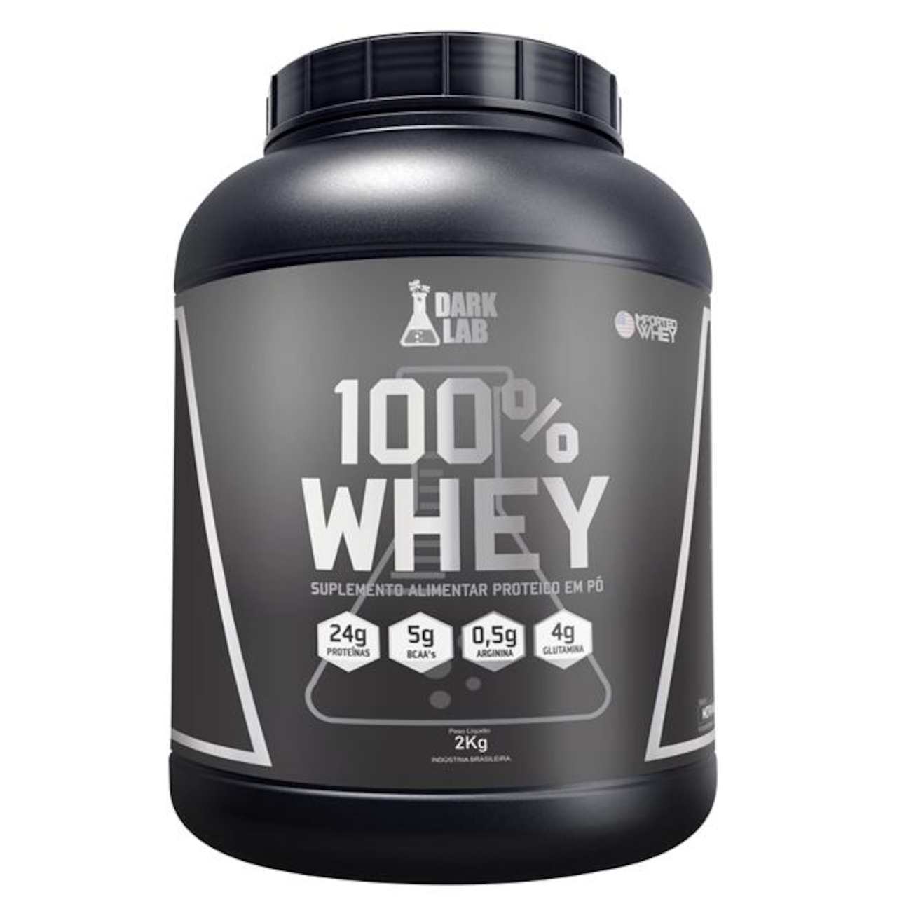 100% Whey Dark Lab - Morango - 2 Kg | Centauro