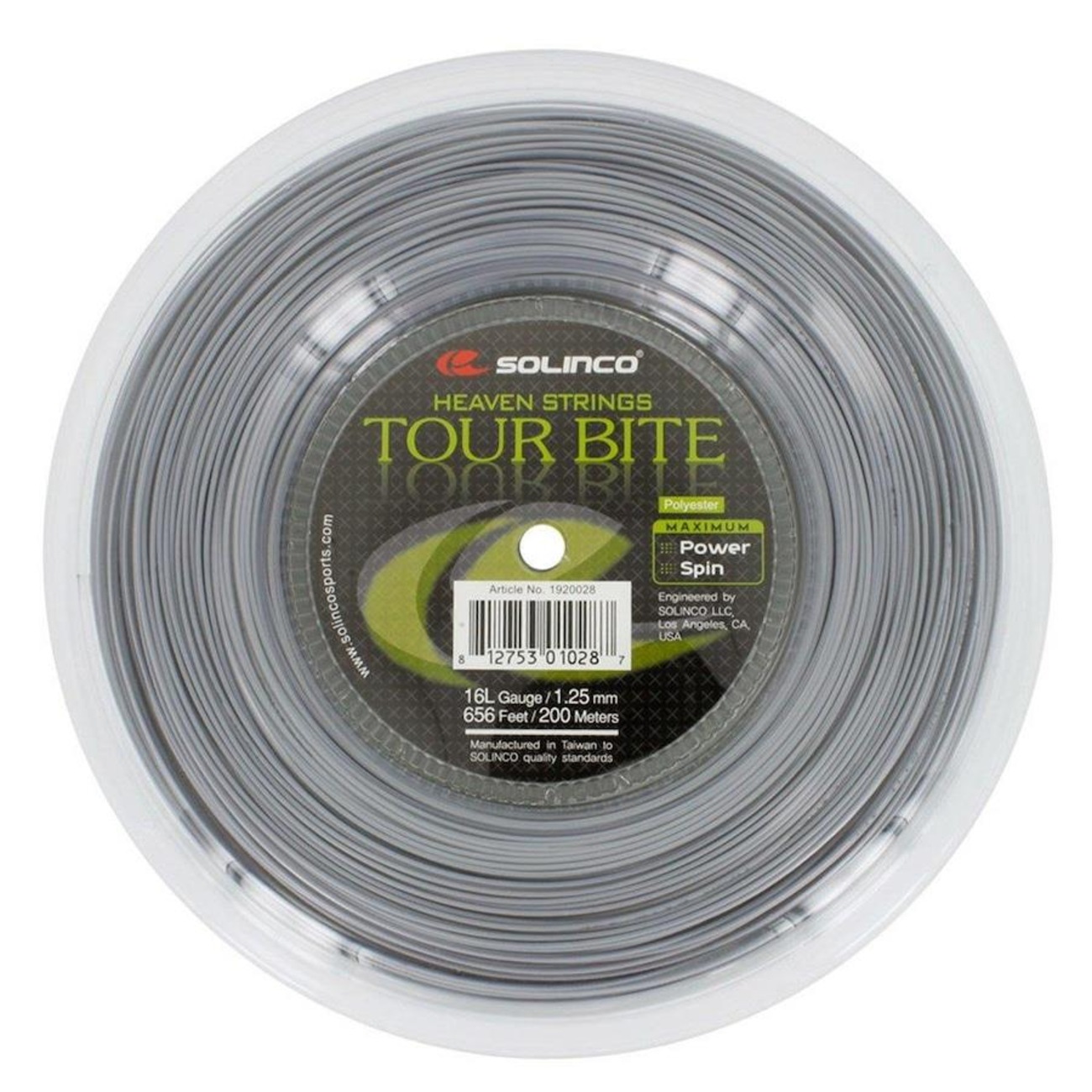 Corda Solinco Tour Bite 16L 1.25mm - Rolo com 200 metros | Centauro