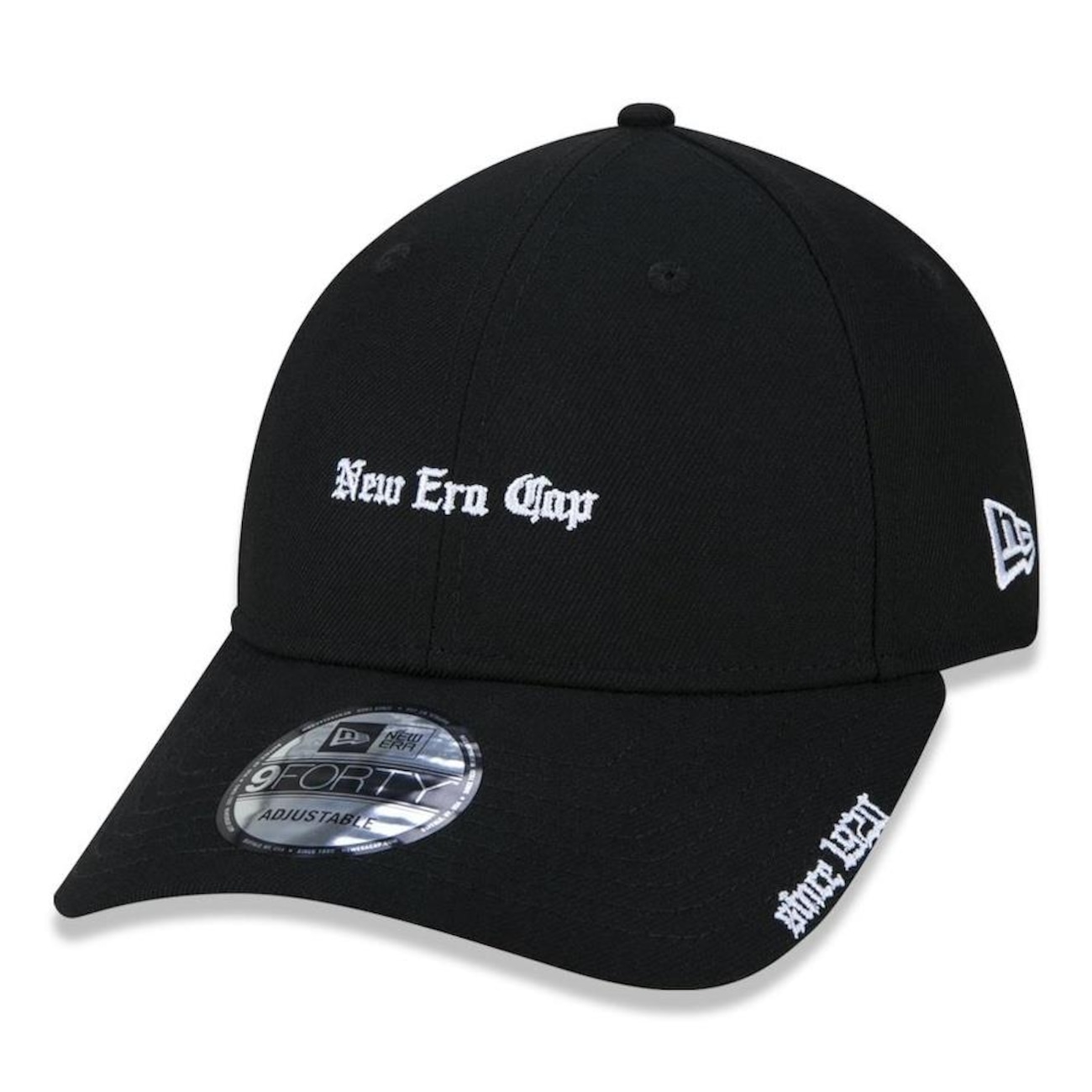 Boné Aba Curva New Era 9Forty Black Squad Cap - Snapback -Adulto | Centauro