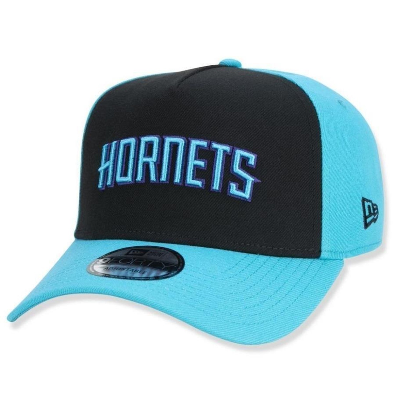 Boné Aba Curva New Era Charlotte Hornets 940 A-Frame NBA e Double ...
