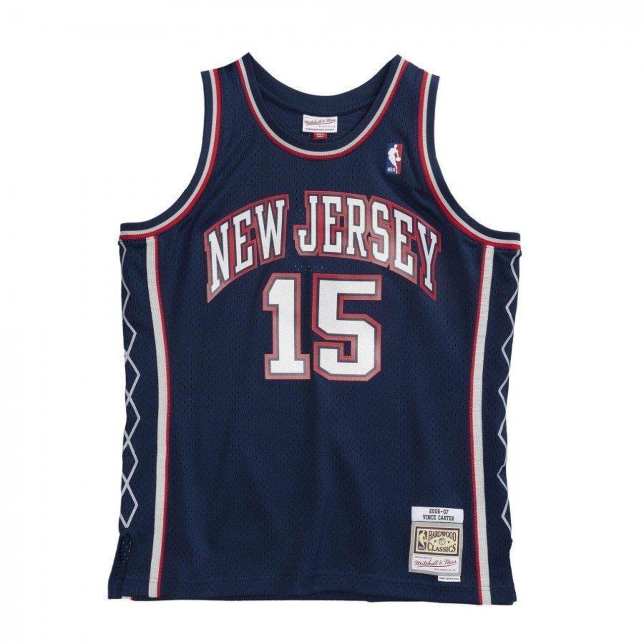 Camiseta Regata Jersey Mitchell & Ness New Jersey Nets Swingman Vince ...