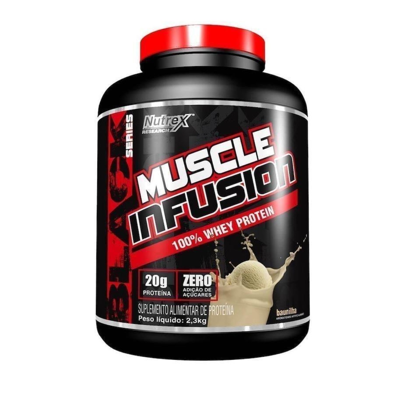 Muscle Infusion 100% Whey Protein Nutrex Research - Baunilha - 5Lb ...