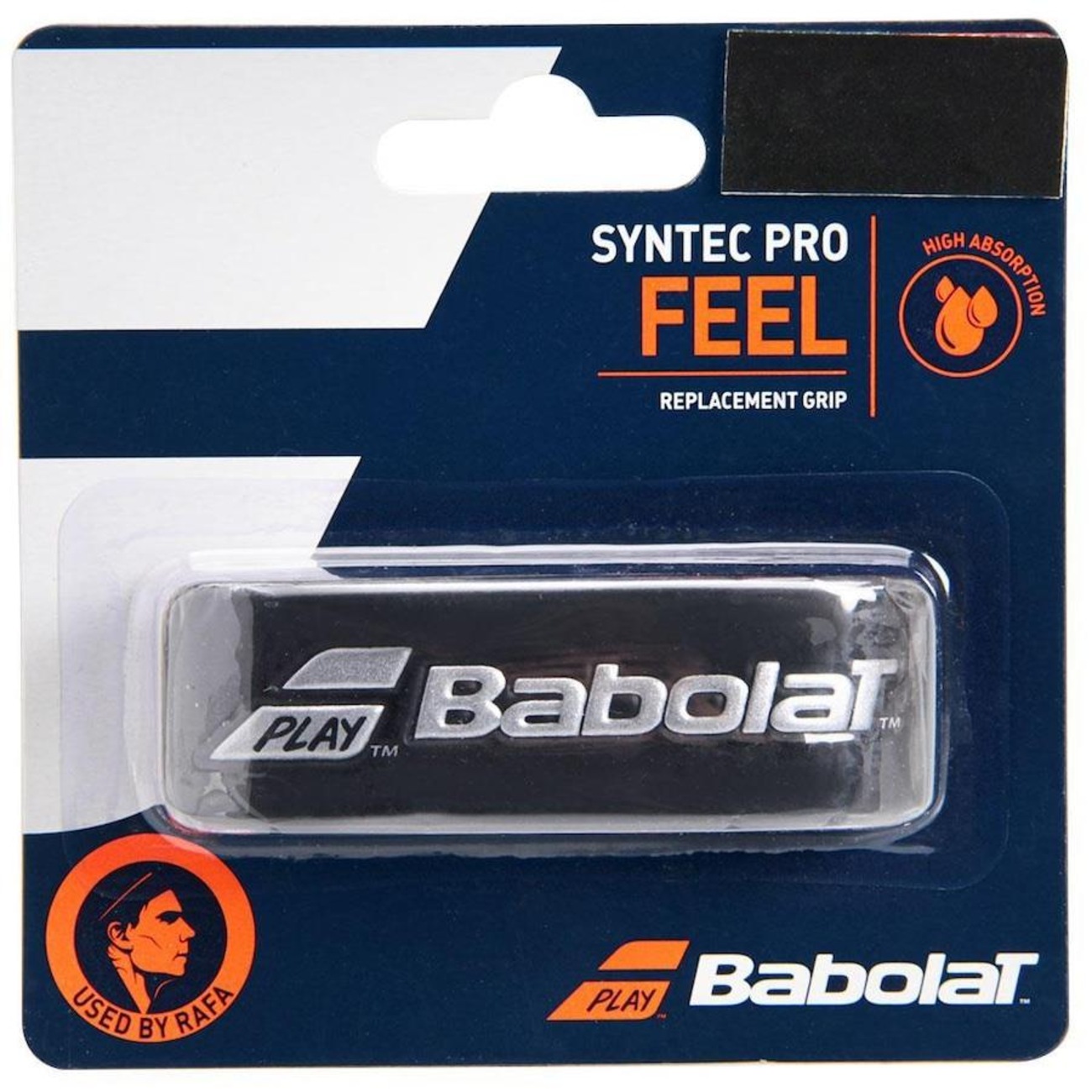 Cushion Grip Babolat Syntec Pro Feel Preto e Prata em Promoção | Centauro