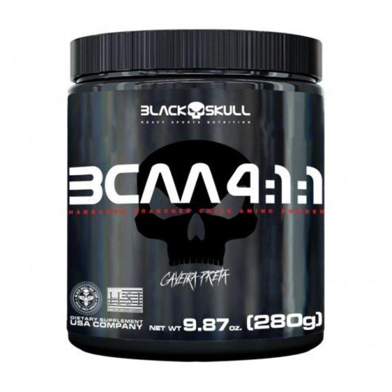 Bcaa 4.1.1 Black Skull - Limão - 280g | Centauro