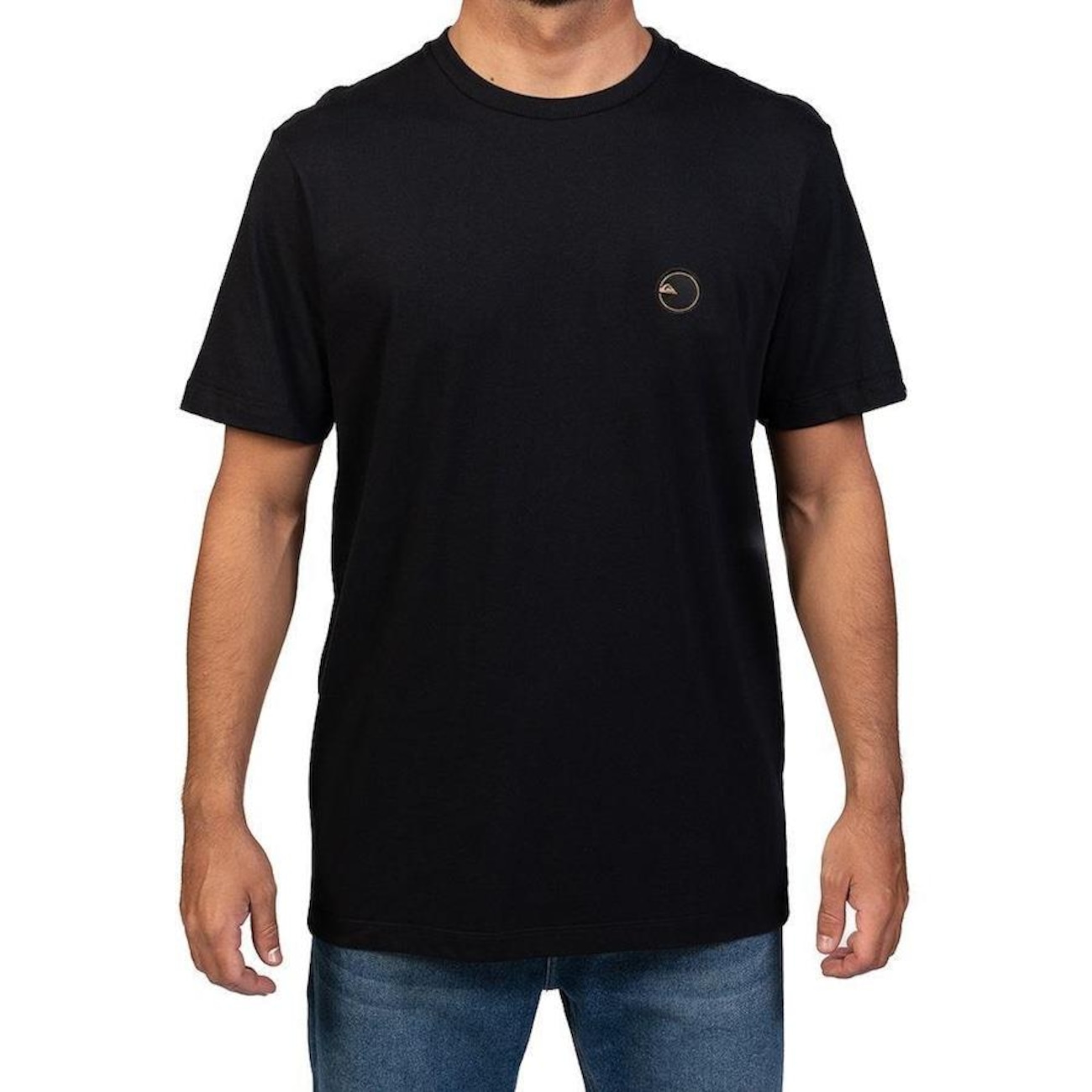 Camiseta Quiksilver Patch Round - Masculina em Promoção | Centauro