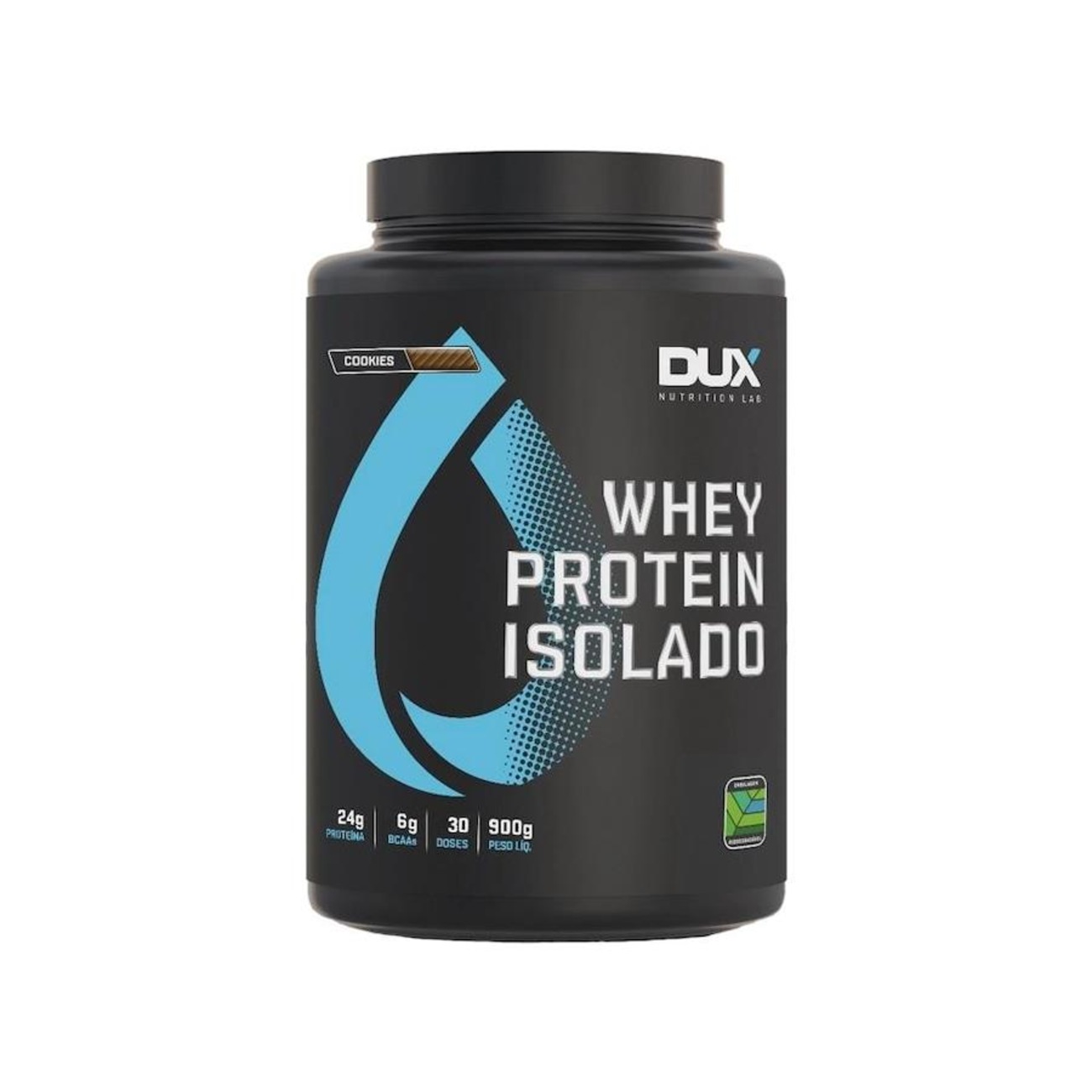 Whey Protein Isolado Dux Nutrition Cookies Pote - 900g | Centauro