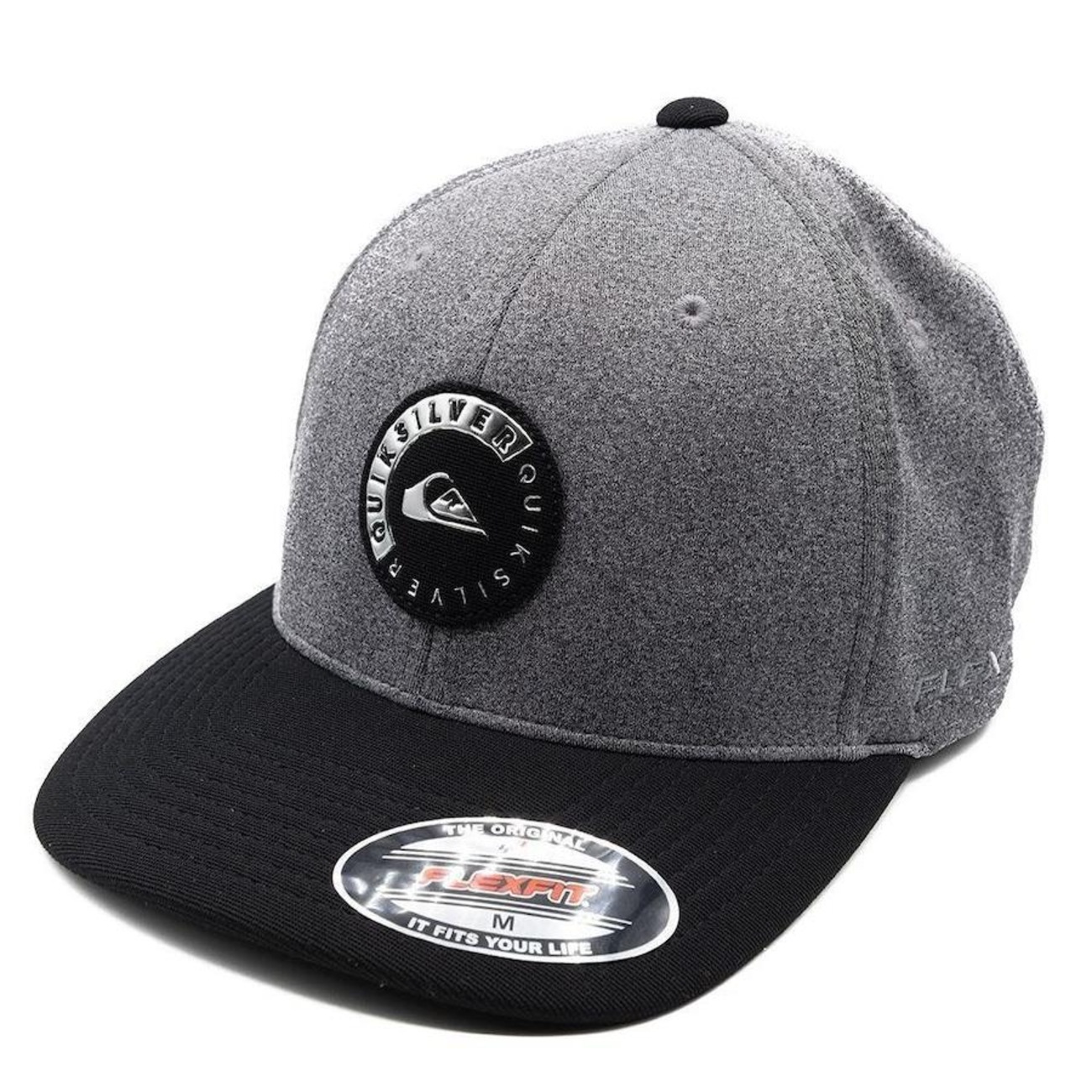 Boné Aba Curva Quiksilver Patch Hologram - Fechado - Adulto | Centauro