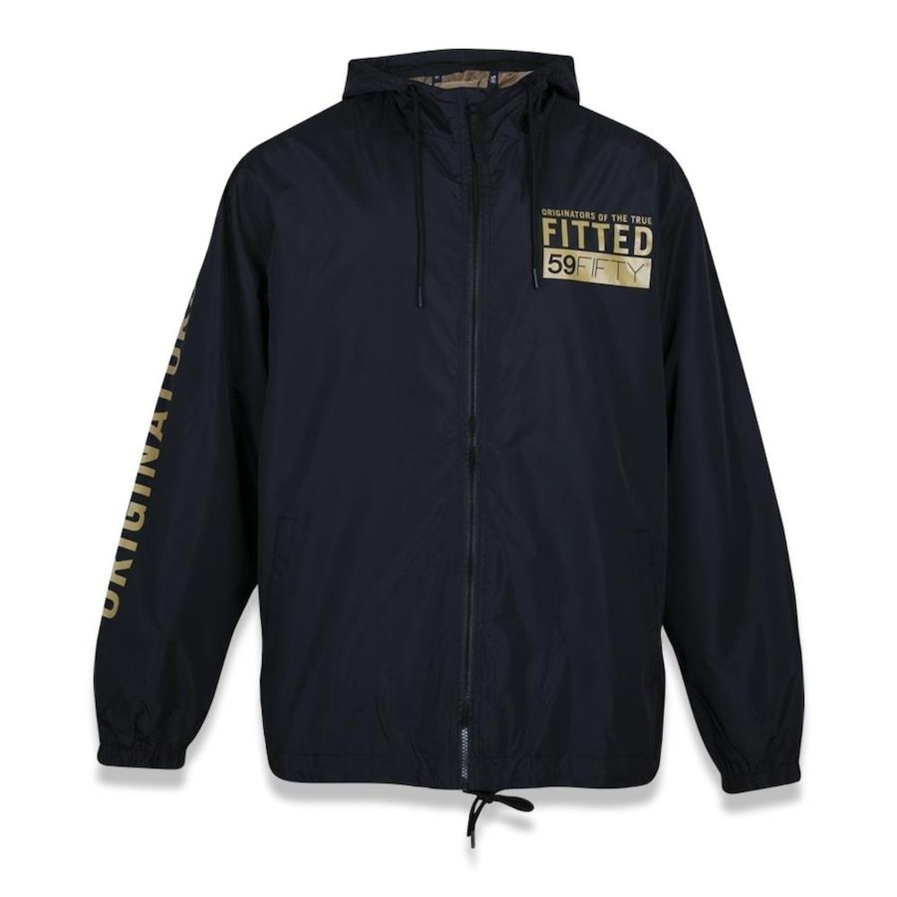 Jaqueta New Era Plus Size Corta Vento Windbreaker Sticker 59fifty Core ...