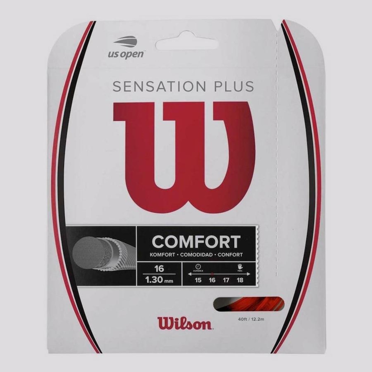 Corda para Raquete Wilson Sensation Plus 16 - 12,2 metros | Centauro