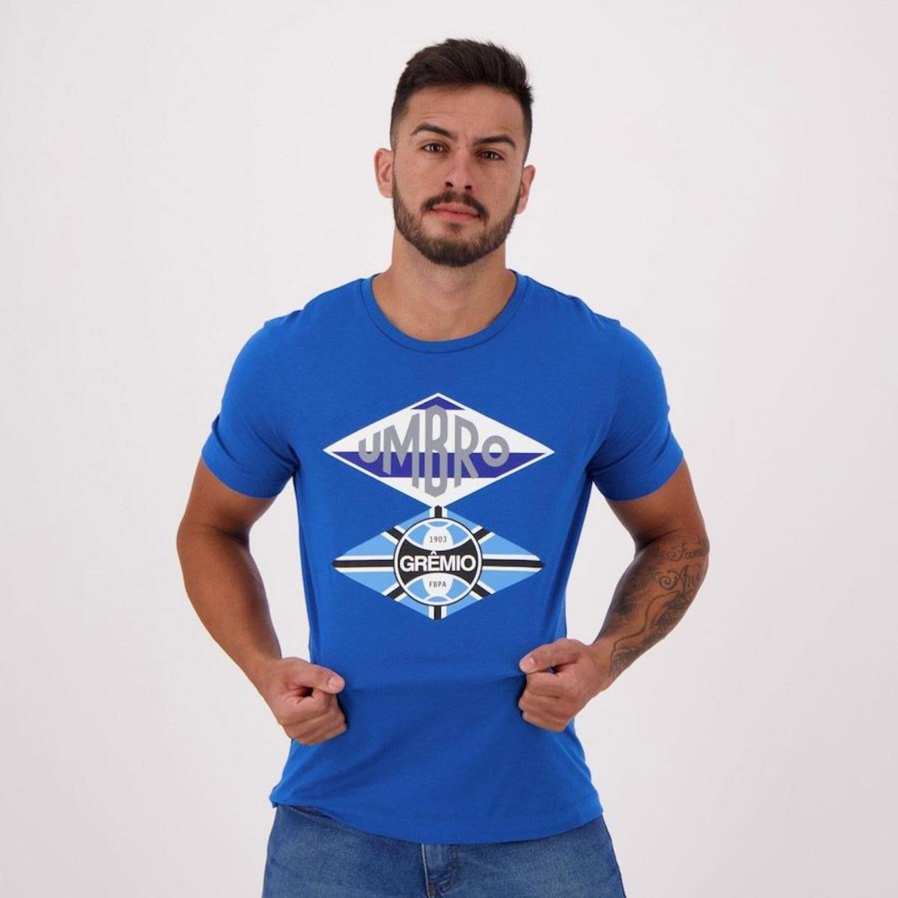 Camiseta do Grêmio Umbro Flag - Masculina | Centauro