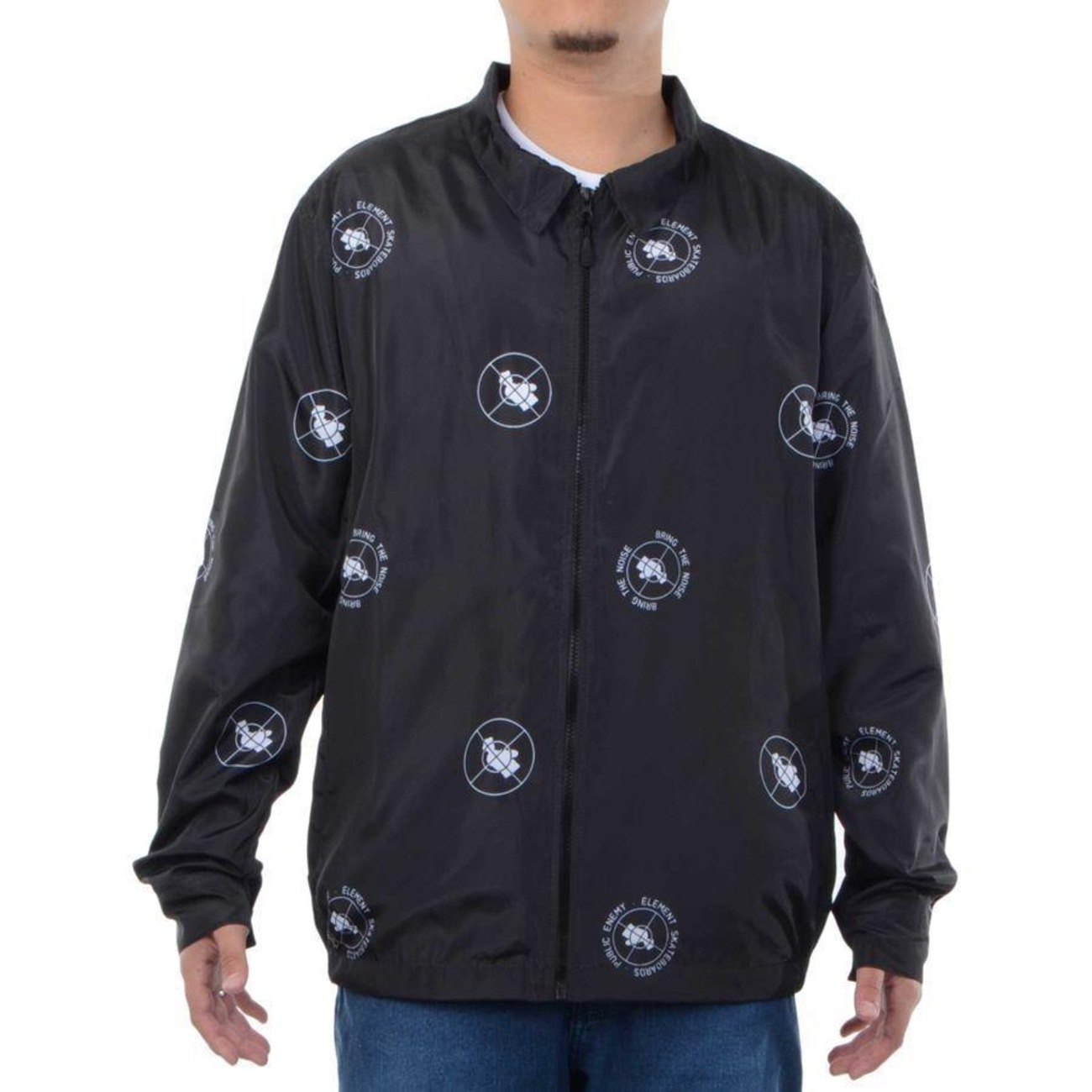 Jaqueta sem Capuz Element Pexe Parker Polka x Collab Public Enemy ...