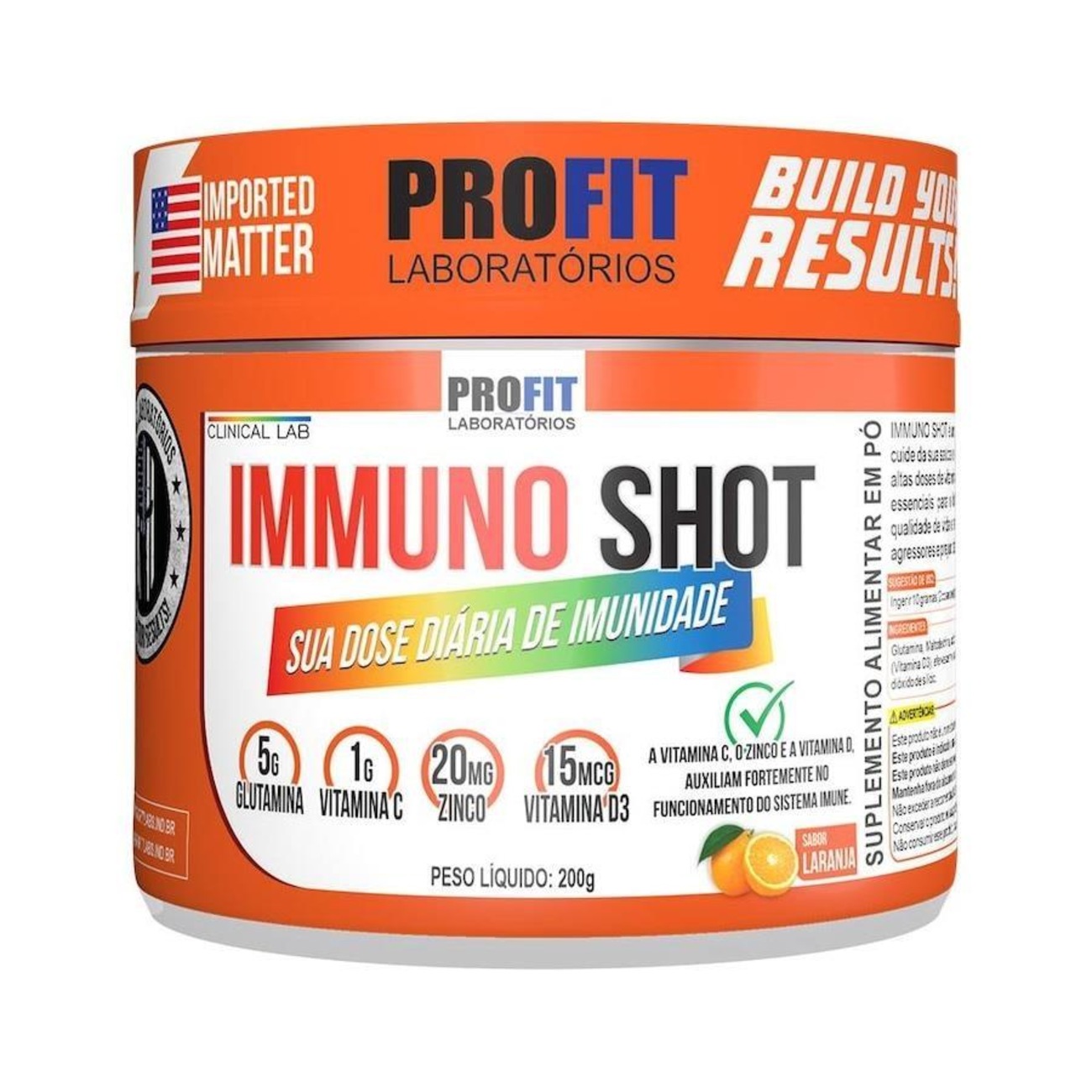 Suplemento para Imunidade Immuno Shot Profit Labs - 200g | Centauro