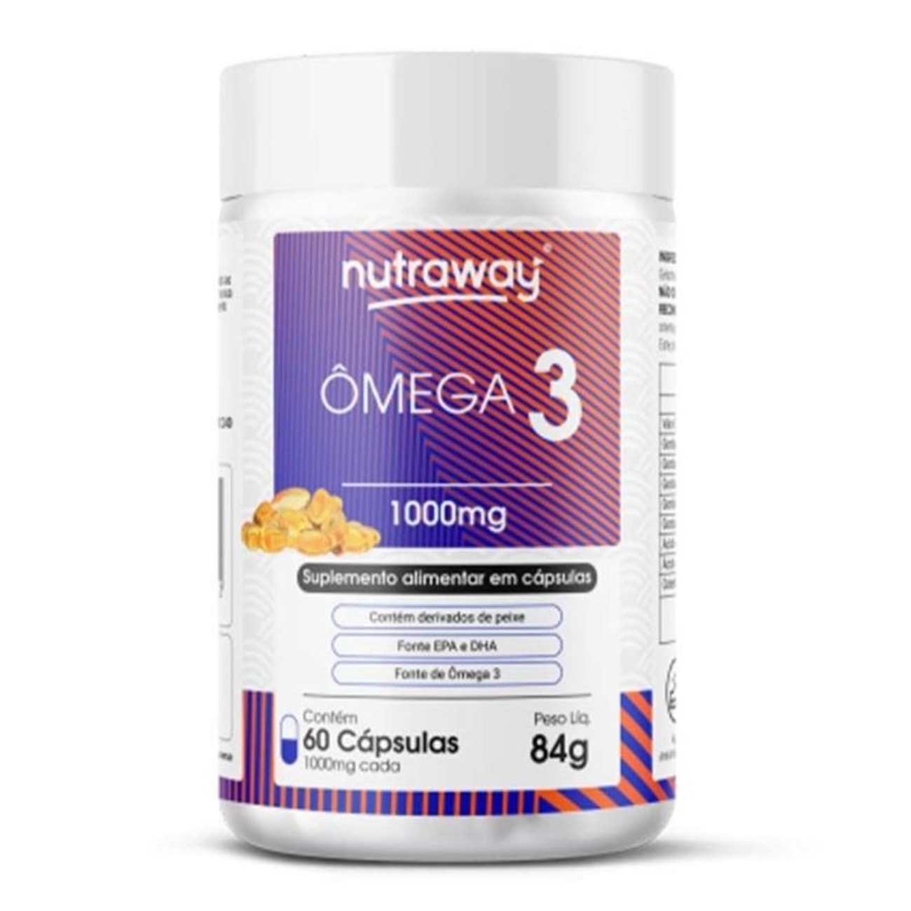Ômega 3 1g Nutraway - 60 cápsulas | Centauro