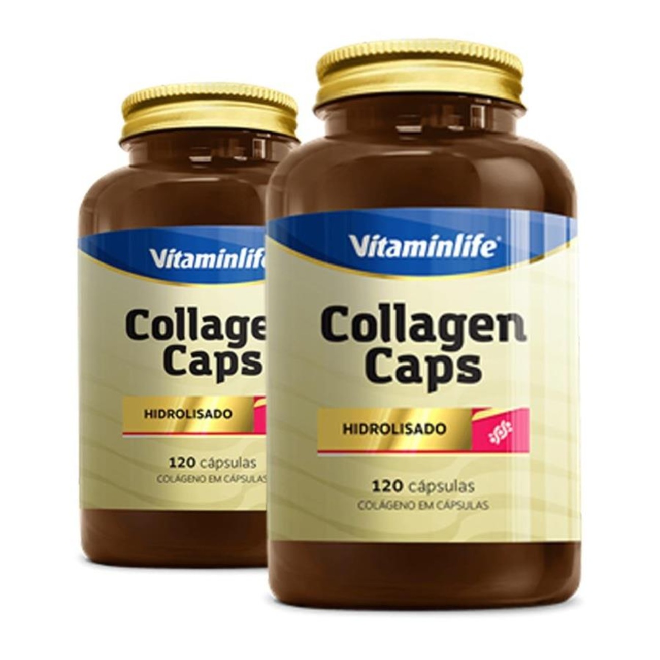 Kit de Collagen Vitaminlife - 120 cápsulas - 2 unidades | Centauro