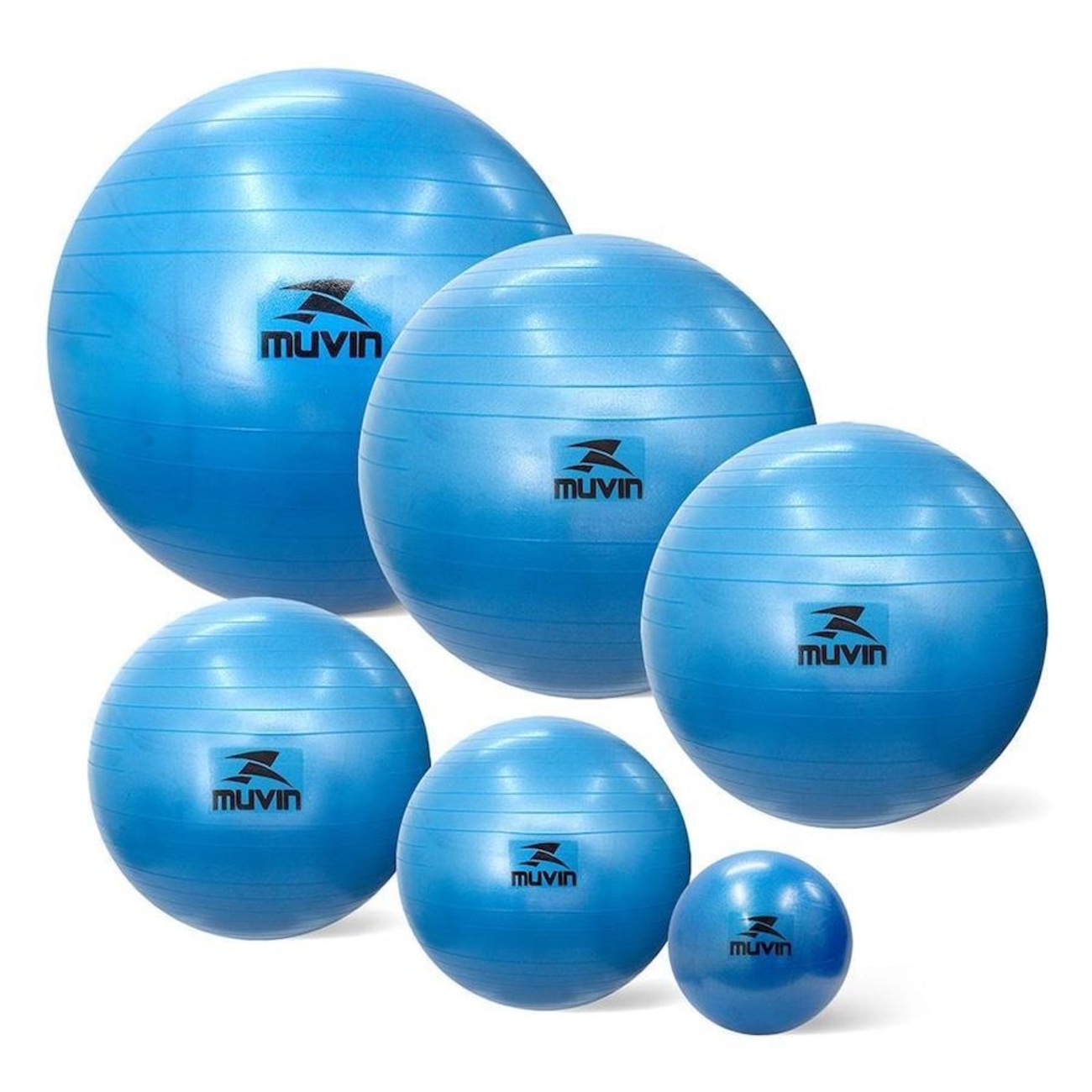 Kit de Bolas de Pilates Muvin Antiestouro com Bomba com Bomba - 45cm ...
