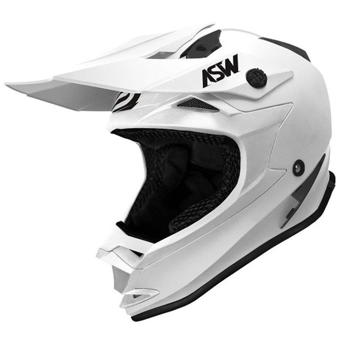 Capacete de Motocross ASW Fusion Solid - Masculino | Centauro