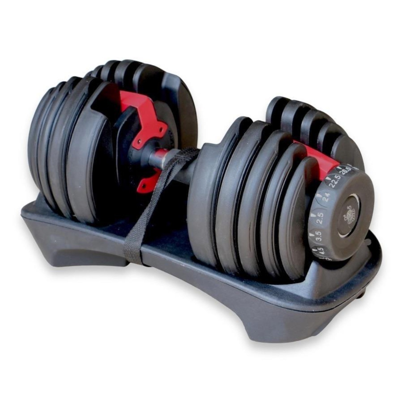 Halter Anilha Odin Fit Regulável Dumbbell - 24kg | Centauro