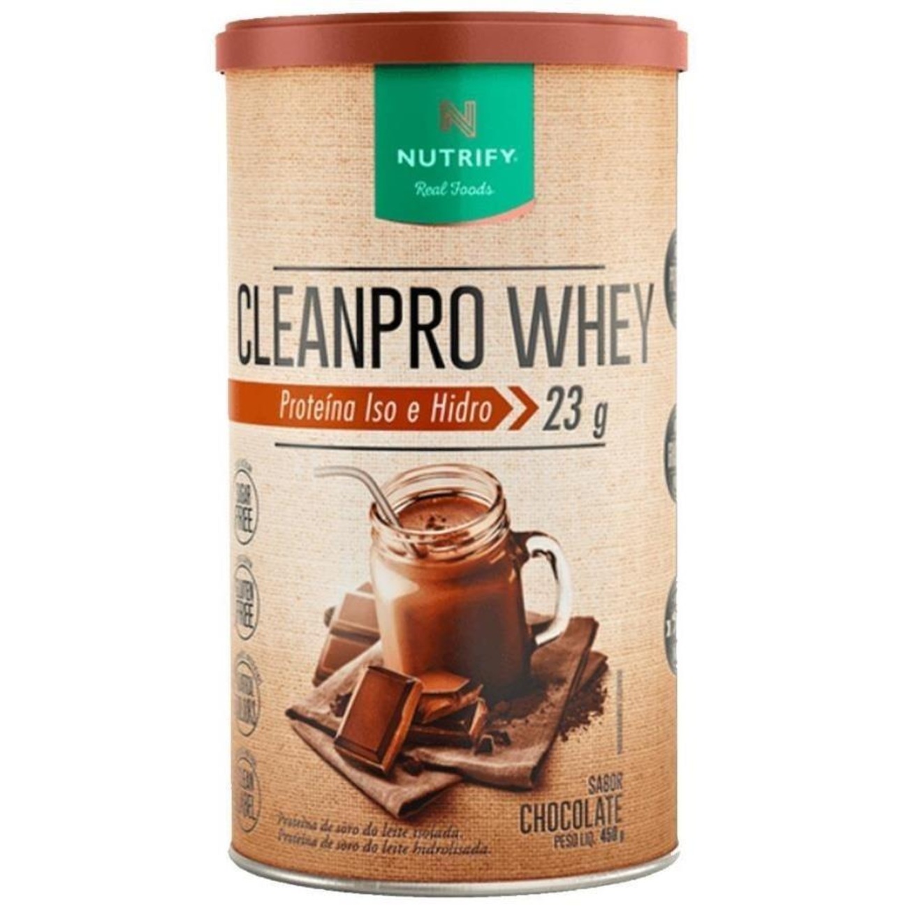 Whey Protein Nutrify CleanPro - Chocolate - 450g | Centauro