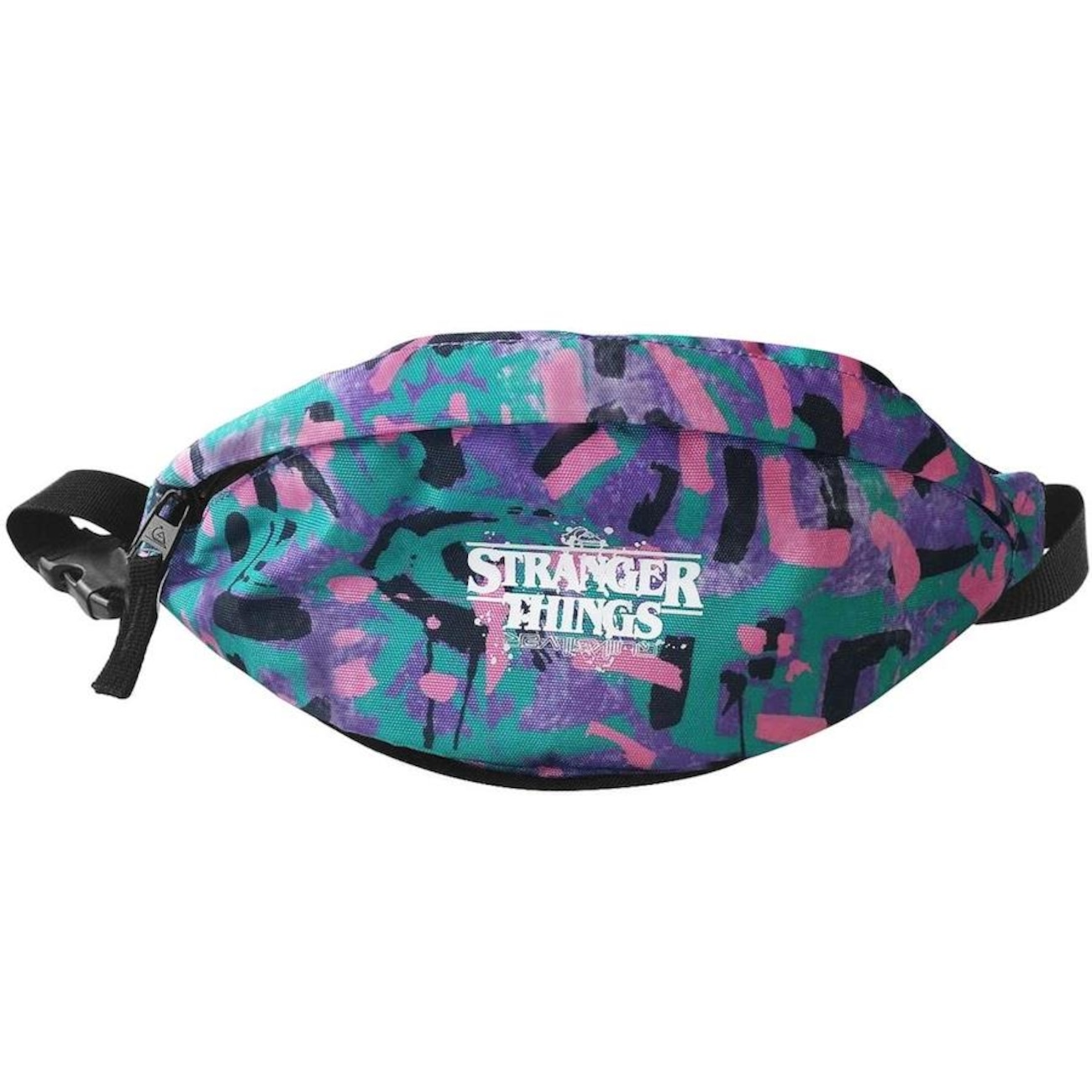 Pochete Quiksilver Stranger Things Belt Bag Full Print Purple em ...