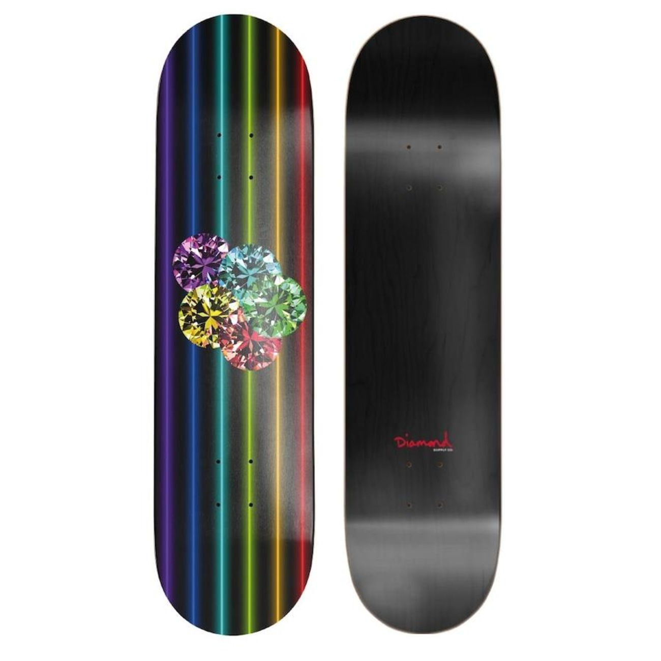 Shape Diamond Neon Diamonds Skateboard Hard Maple | Centauro