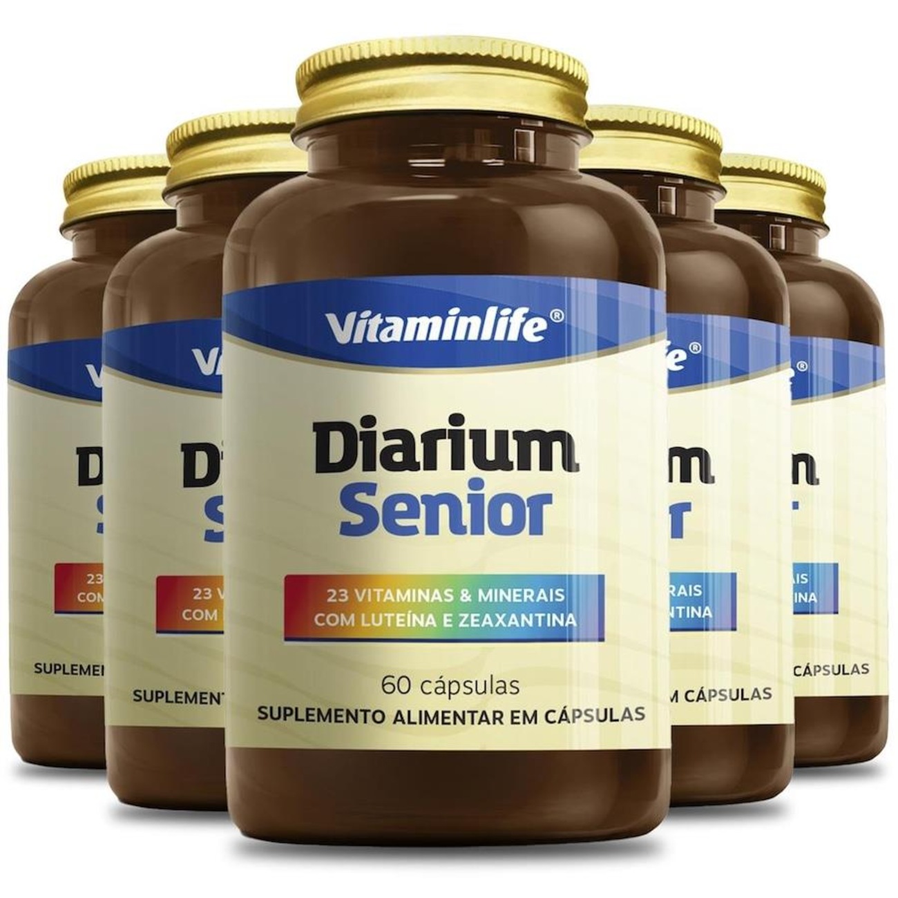 Kit 5x Diarium Senior Vitaminlife 60 cápsulas | Centauro