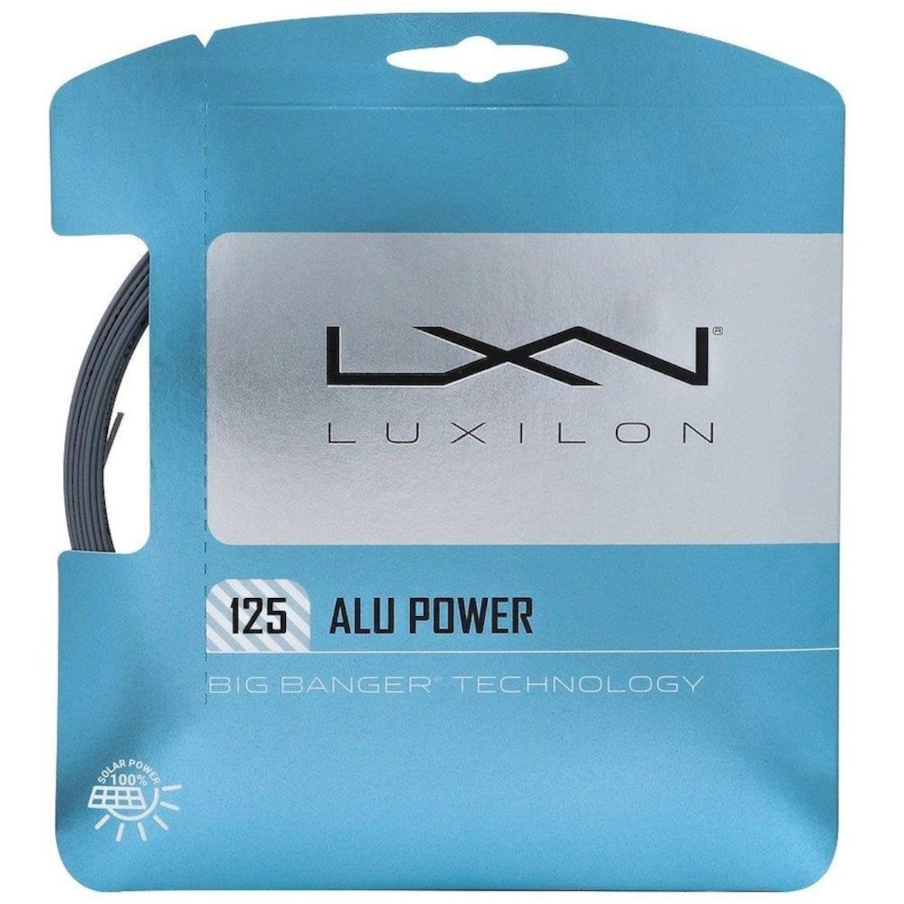 Corda Luxilon Alu Power 16L - 125 - Silver - Set Individual com 12 ...