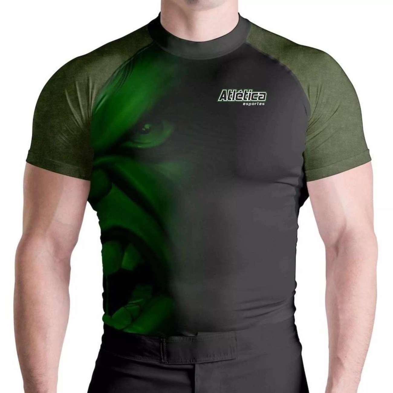 Rash Guard Atlética Esportes Black Hulk Mc - Masculino | Centauro