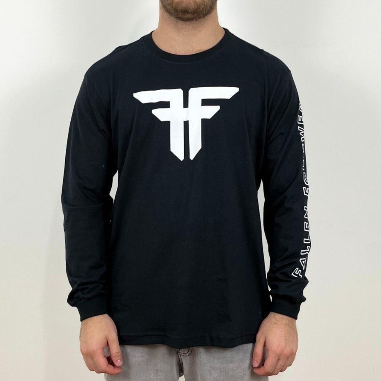 Camiseta Fallen Manga Longa Silk Frente - Masculino | Centauro