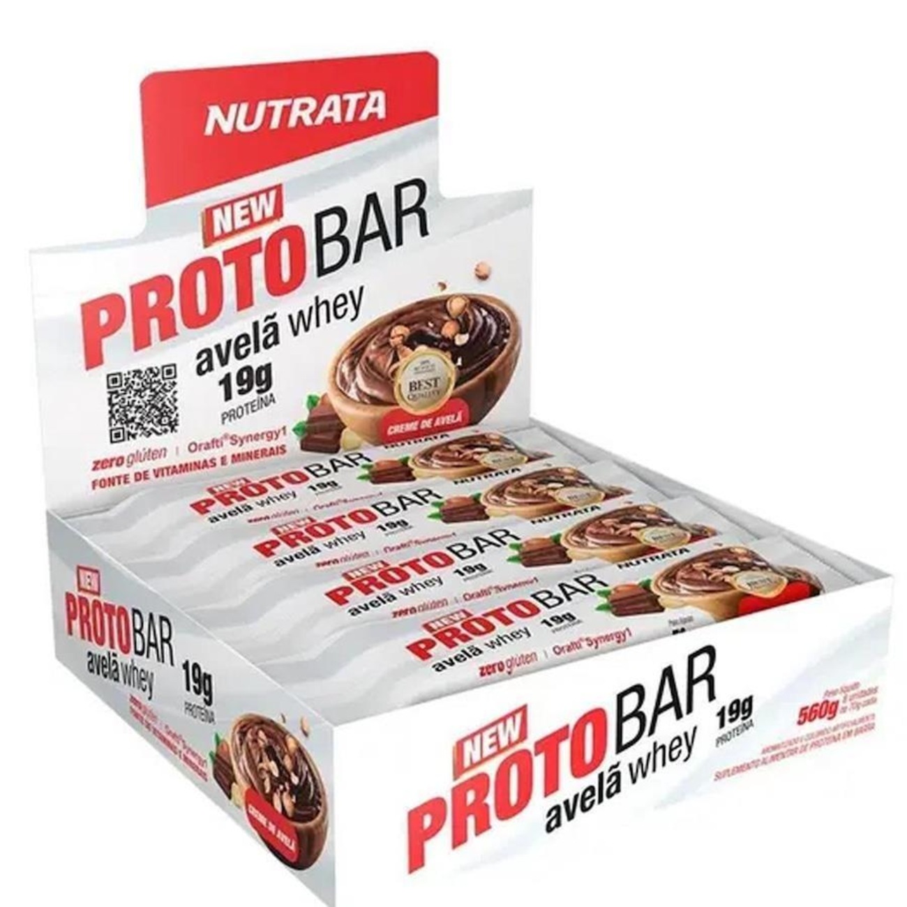 Barra de Proteina Nutrata Protobar - 8 Unidades | Centauro