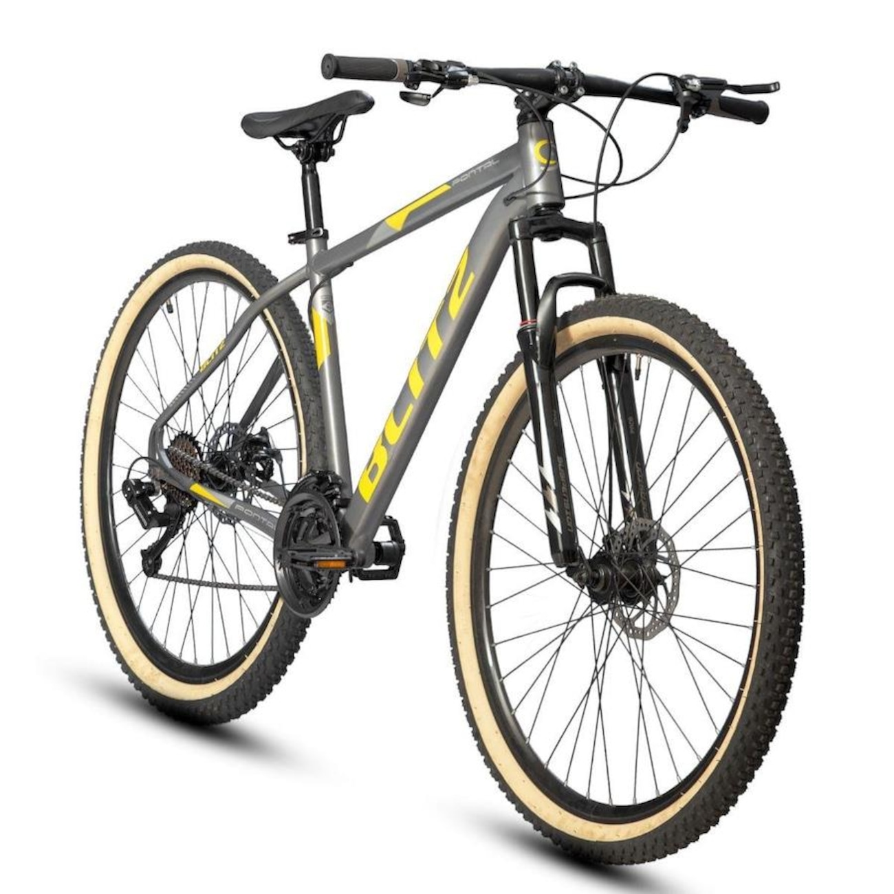Bicicleta Aro 29 Blitz Pontal Alumínio Mountain Bike Freio À Disco ...