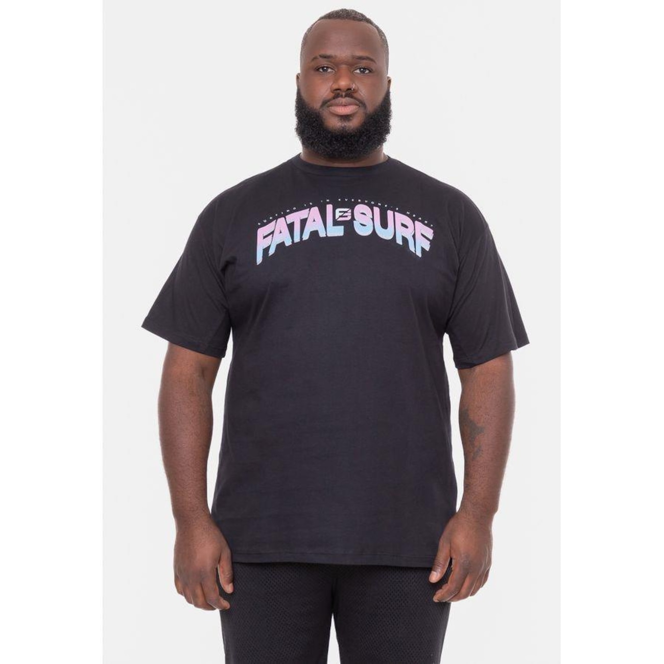 Camiseta Fatal Plus Size Heart - Masculina | Centauro