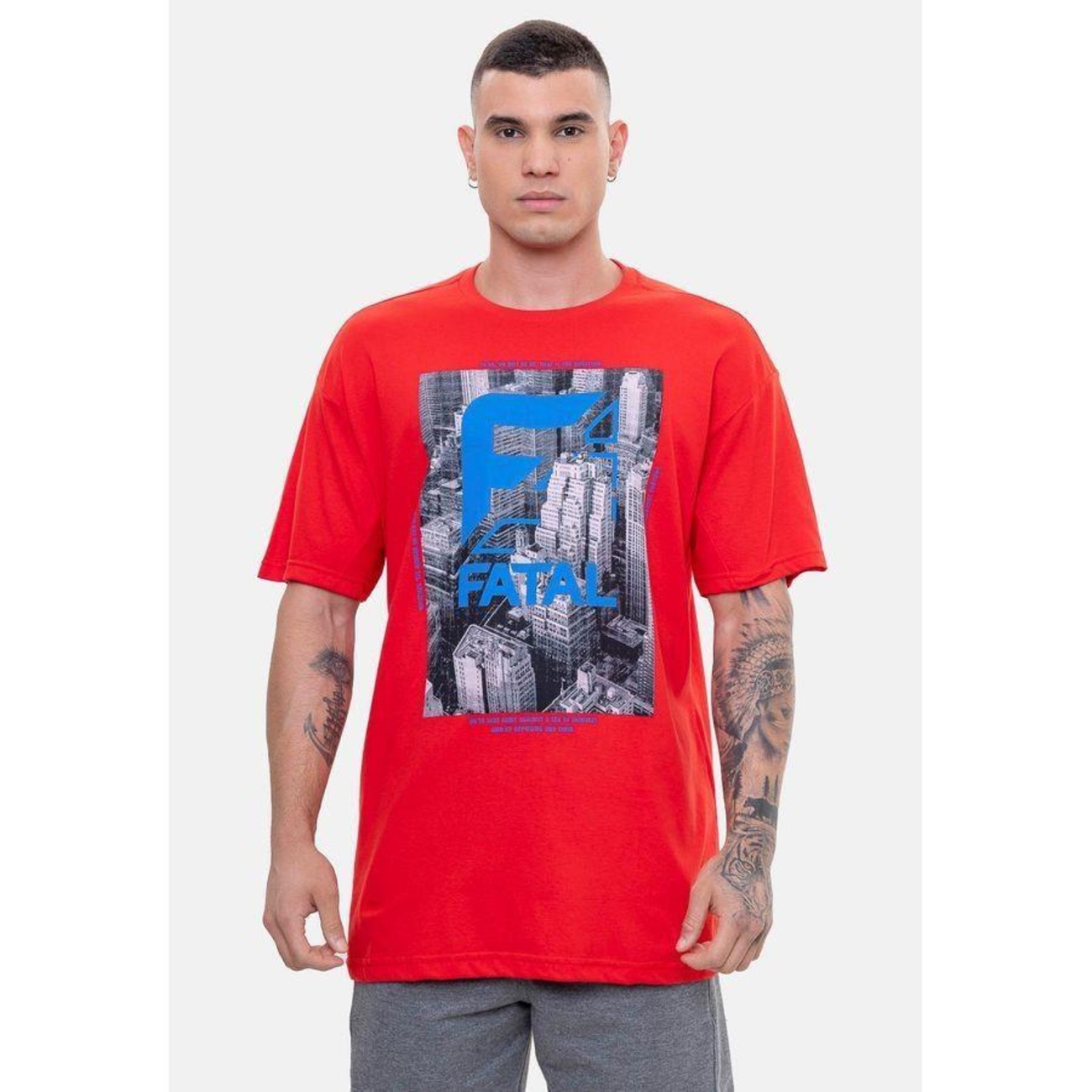 Camiseta Fatal Plus Size Inside - Masculina | Centauro