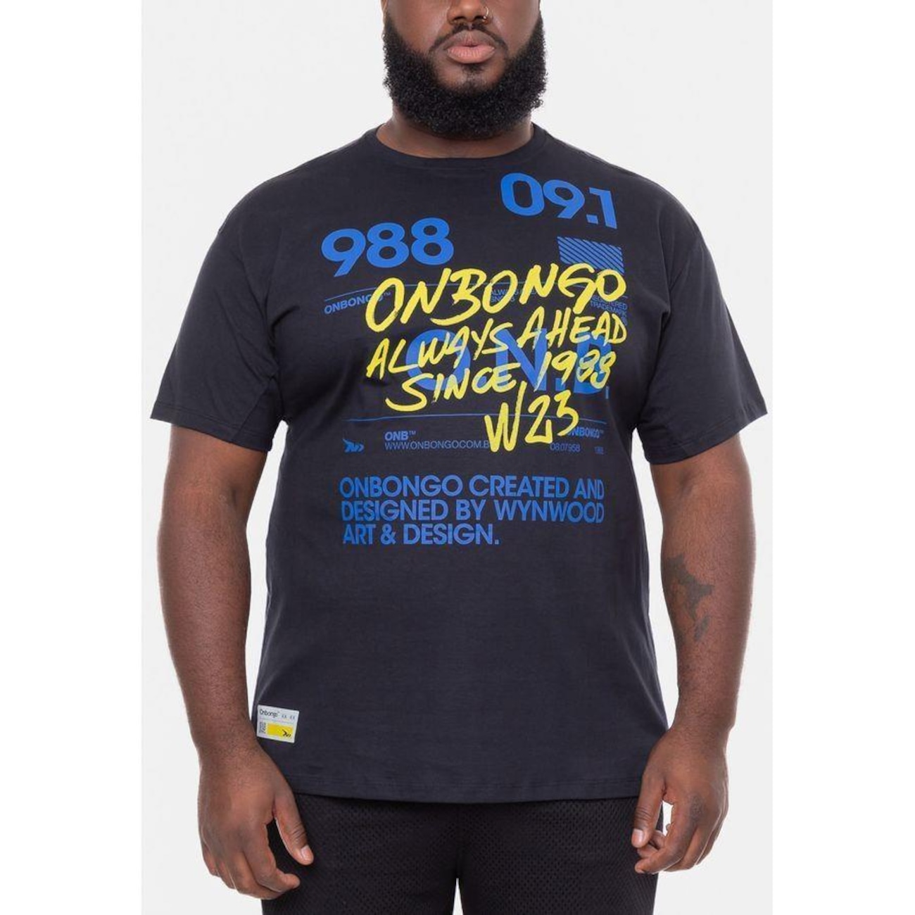 Camiseta Onbongo Plus Size Crist - Masculina | Centauro