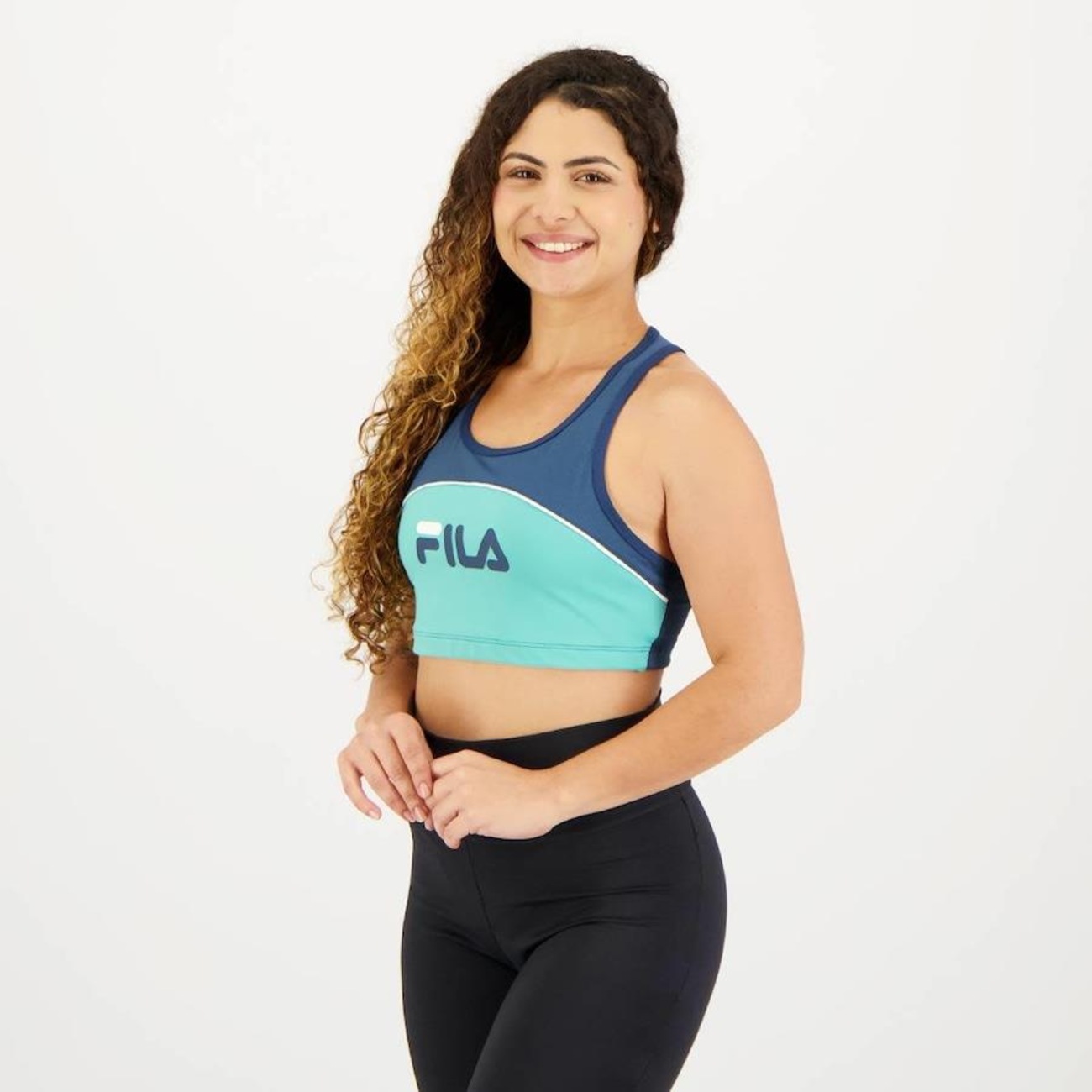 Top Fitness Fila Letter Fit - Feminino | Centauro