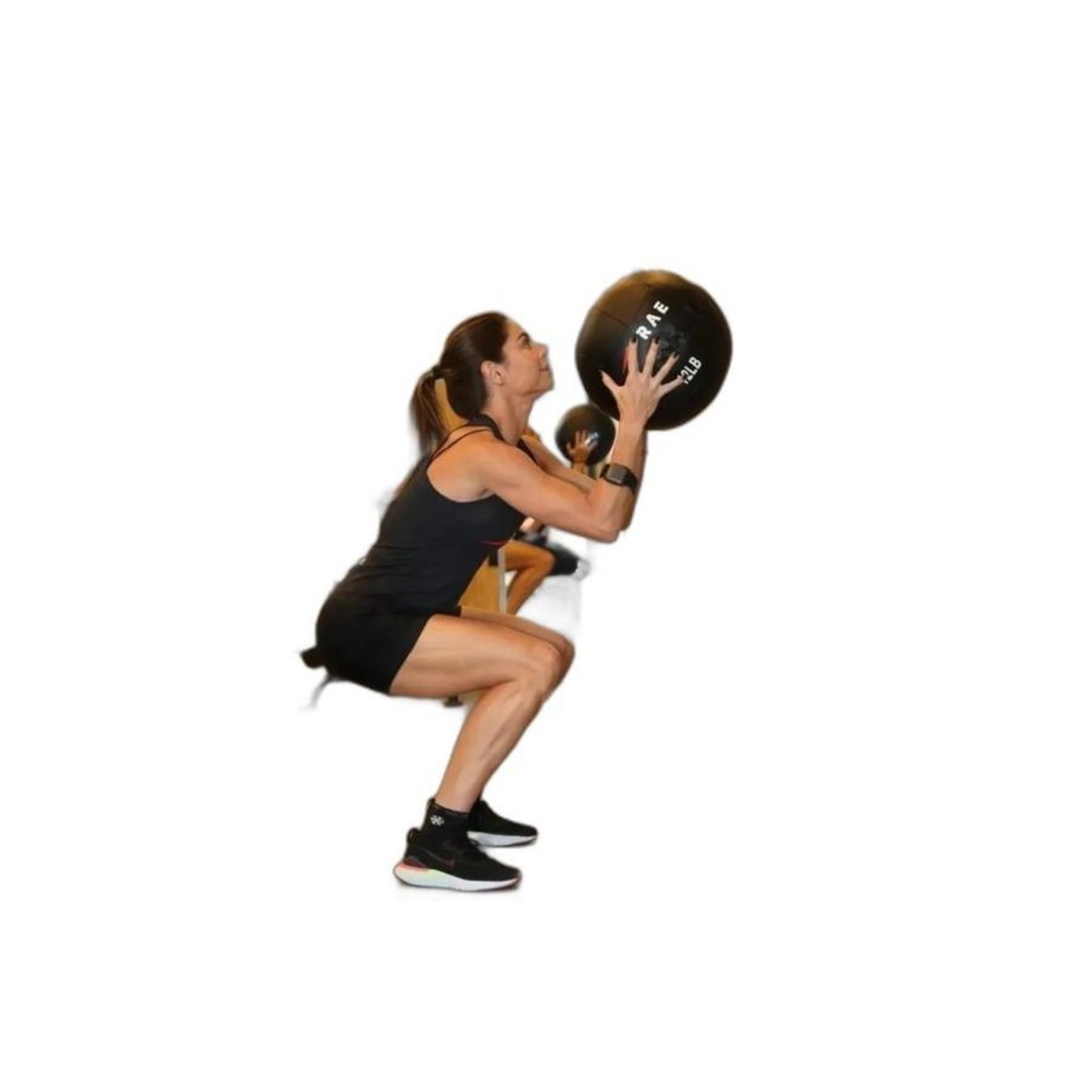 Bola para Funcional Rae Med Ball de Couro Reforçado 12 Lb Wall Ball ...