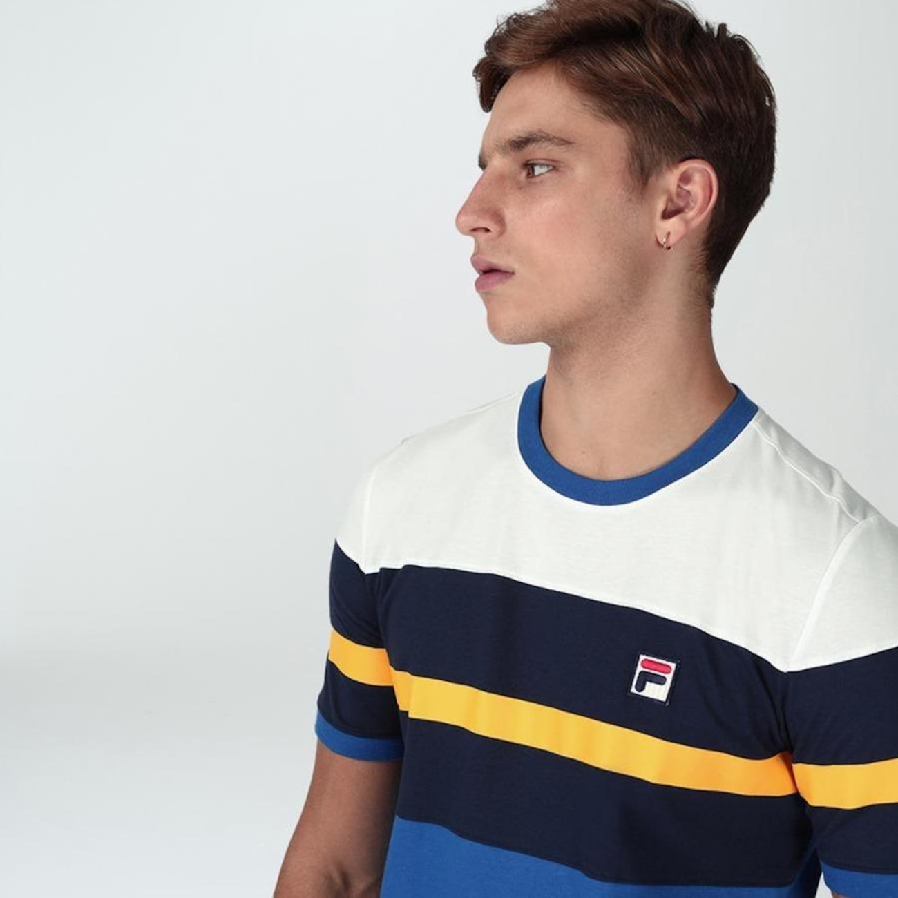 Camiseta Fila Flag - Masculina em Promoção | Centauro