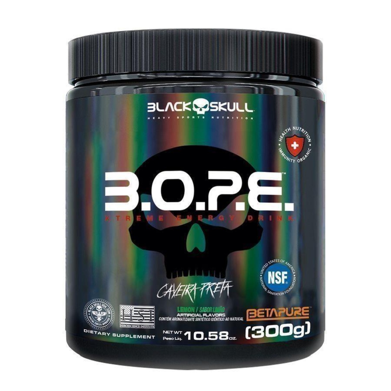 Pré-Treino B.O.P.E Black Skull - 300g | Centauro
