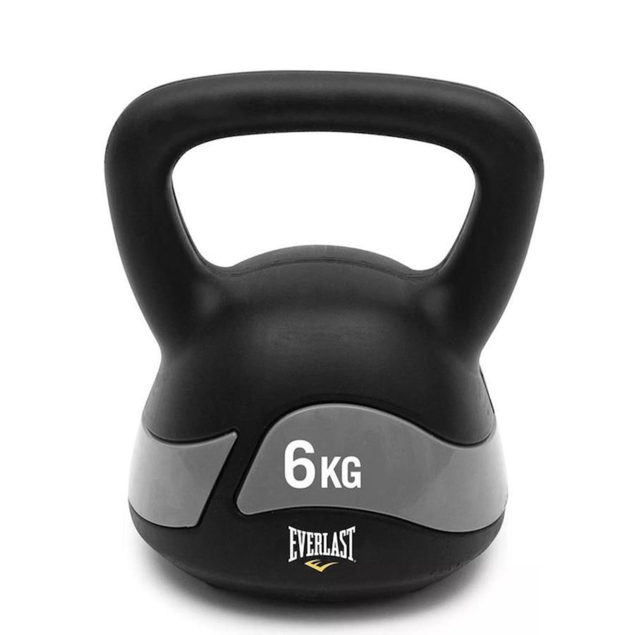 Kettlebell Everlast Revestido Pvc de Alta Resistência - 6kg | Centauro