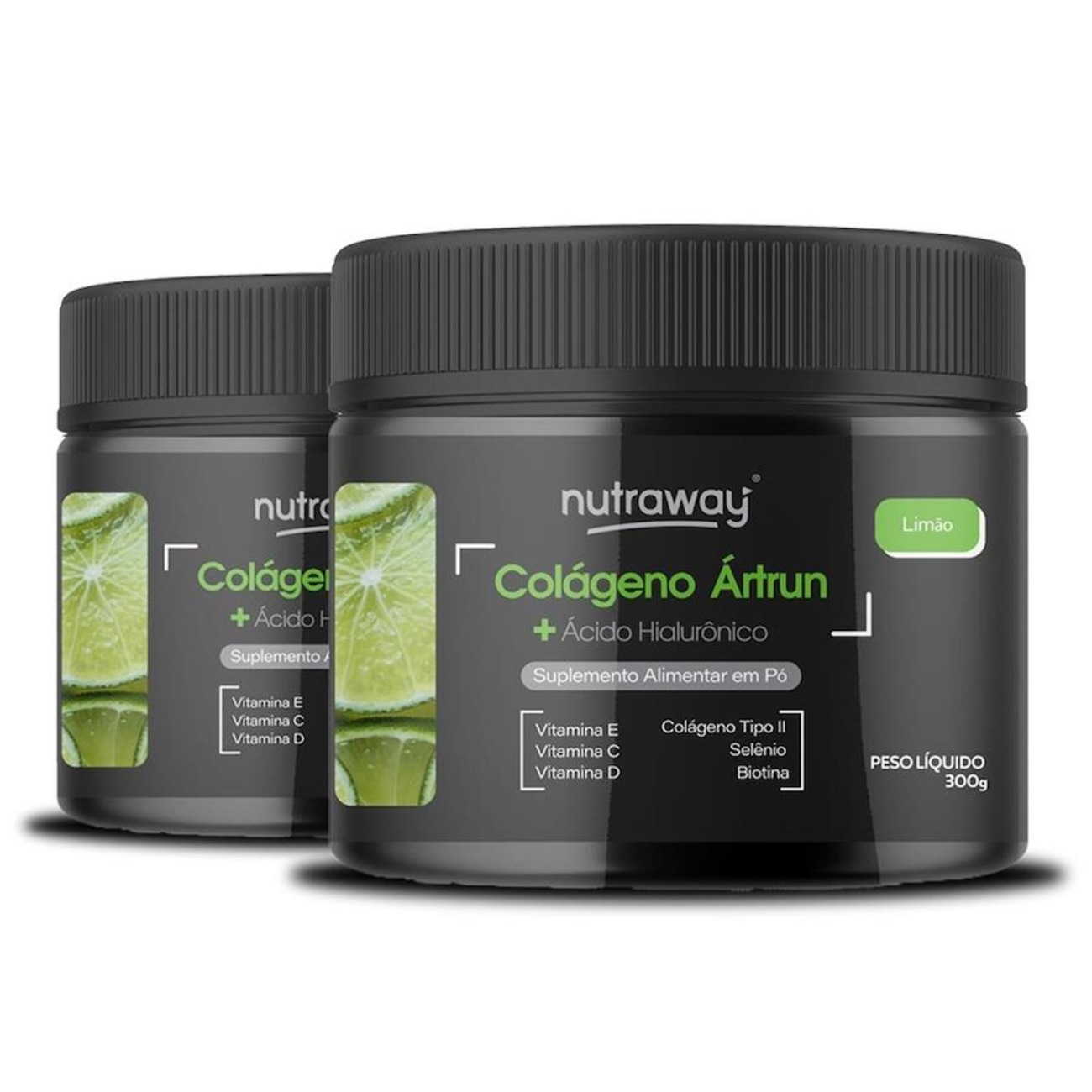 Colágeno Ártrun Nutraway - 2 unidades - Limão - 300G | Centauro