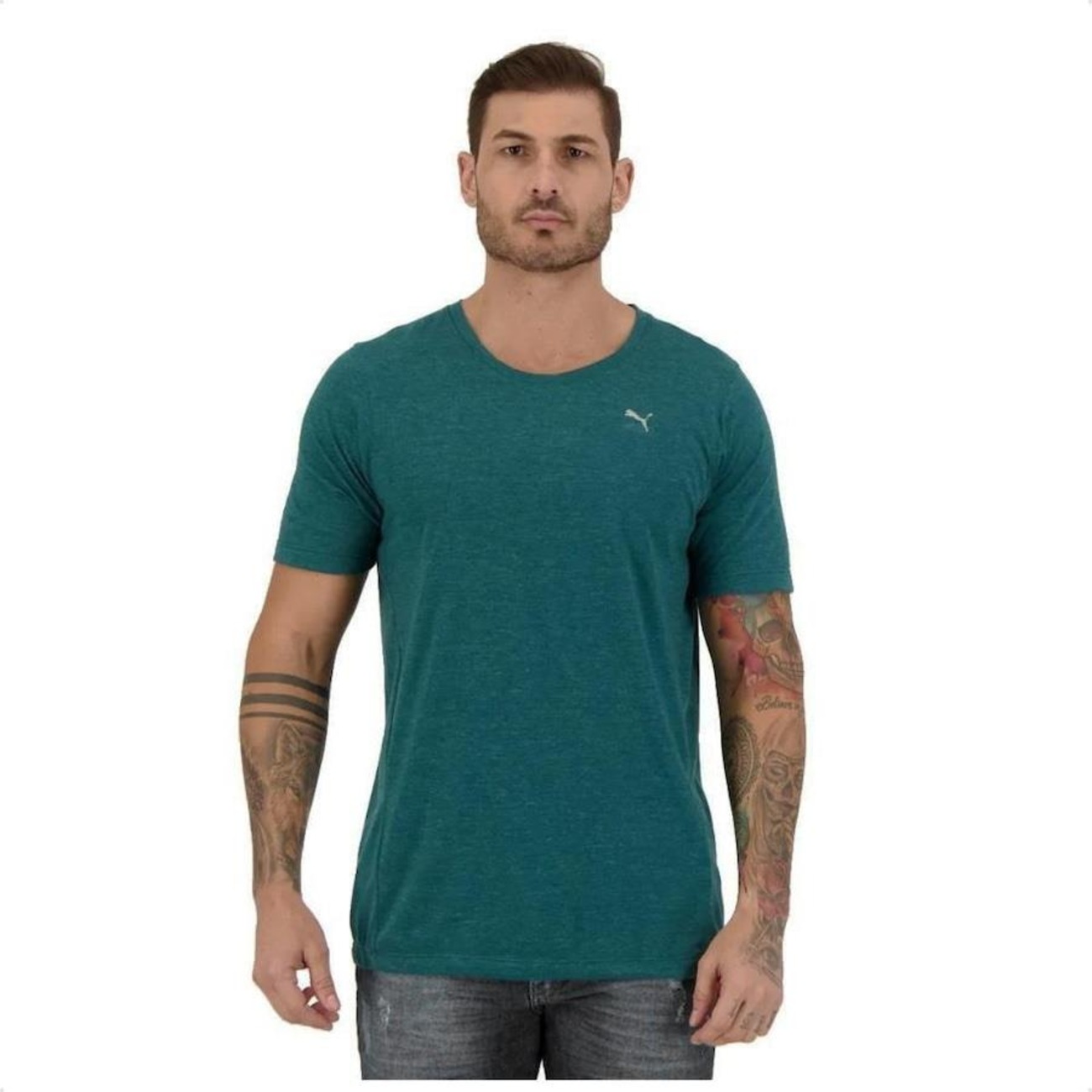 Camiseta Puma Performance Heather Tee - Masculina | Centauro