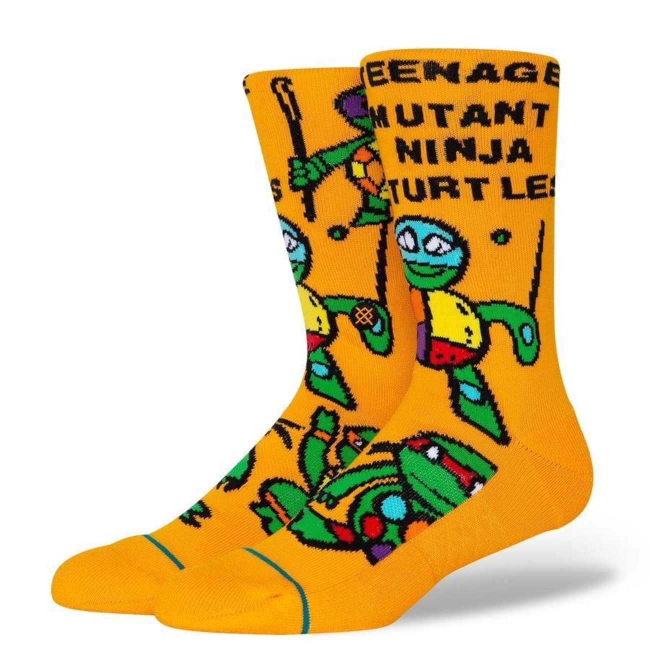 Meia Cano Alto Stance Collab Teenage Mutant Ninja Turtles - Adulto ...